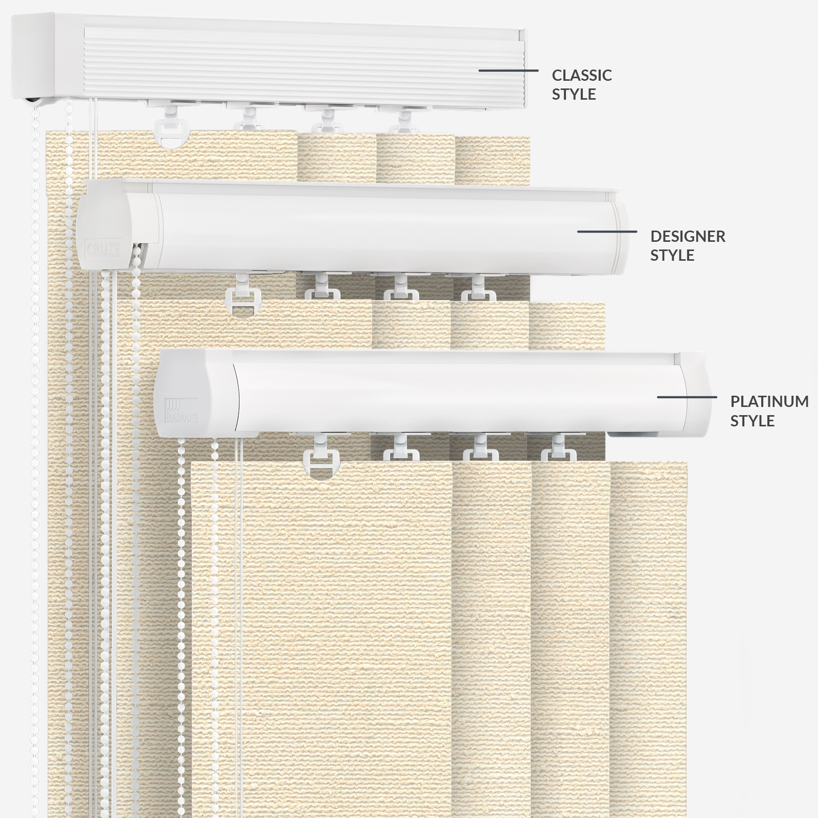 Sisi Cotton Vertical Blind | Blinds Direct