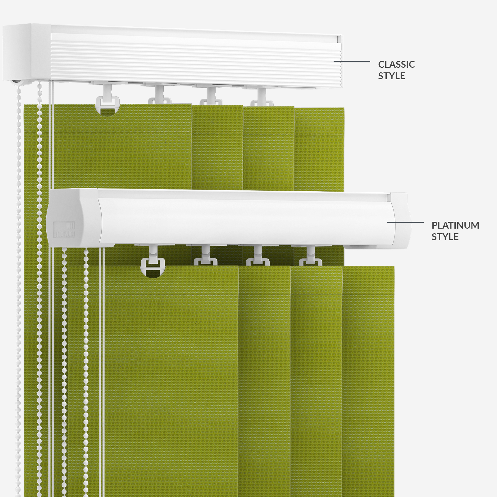 AquaLuxe Lime Vertical Blind