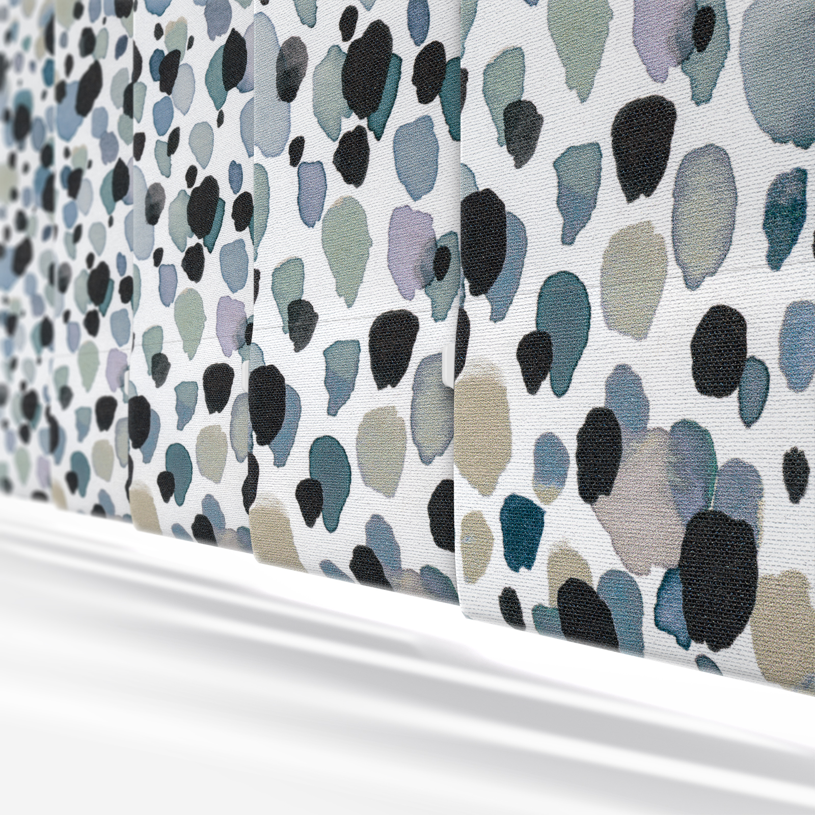 Vinnie Blue Vertical Blind | Blinds Direct