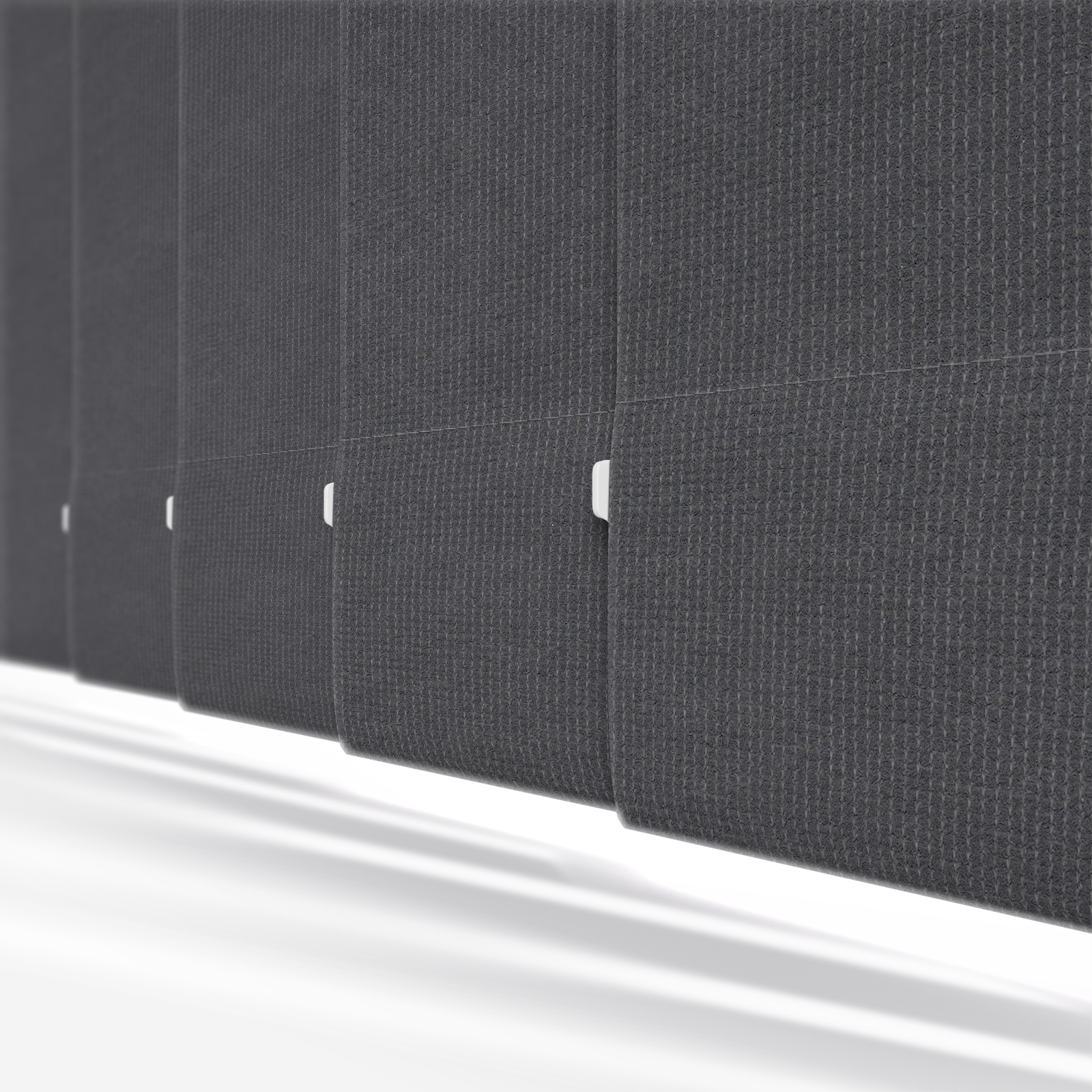 Dapple SPC Charcoal Vertical Blind | Blinds Direct