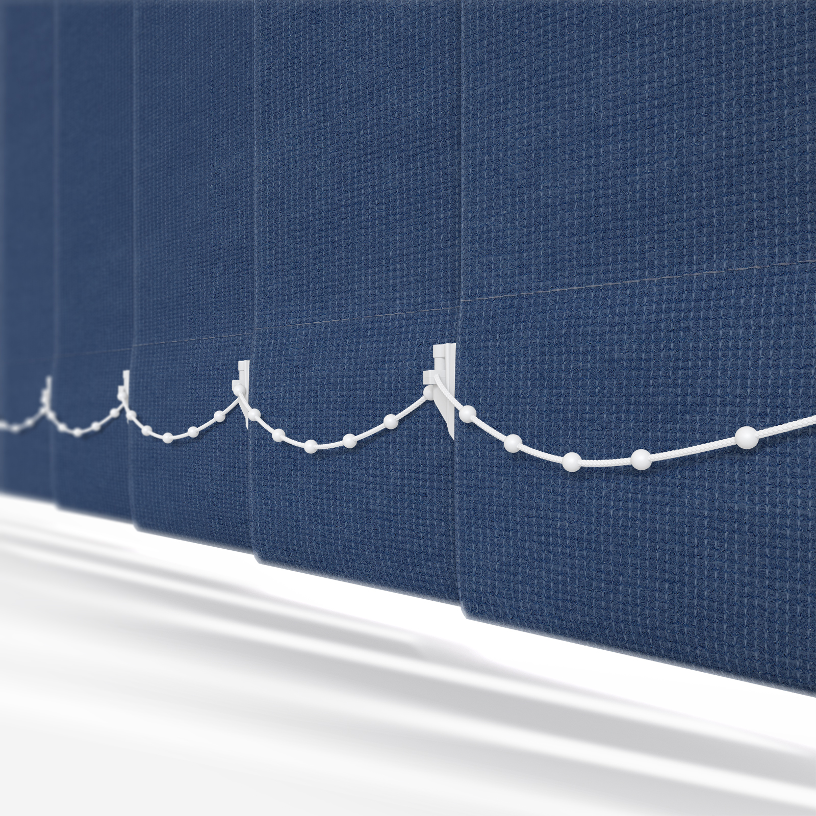 Dapple SPC Royal Blue Vertical Blind | Blinds Direct