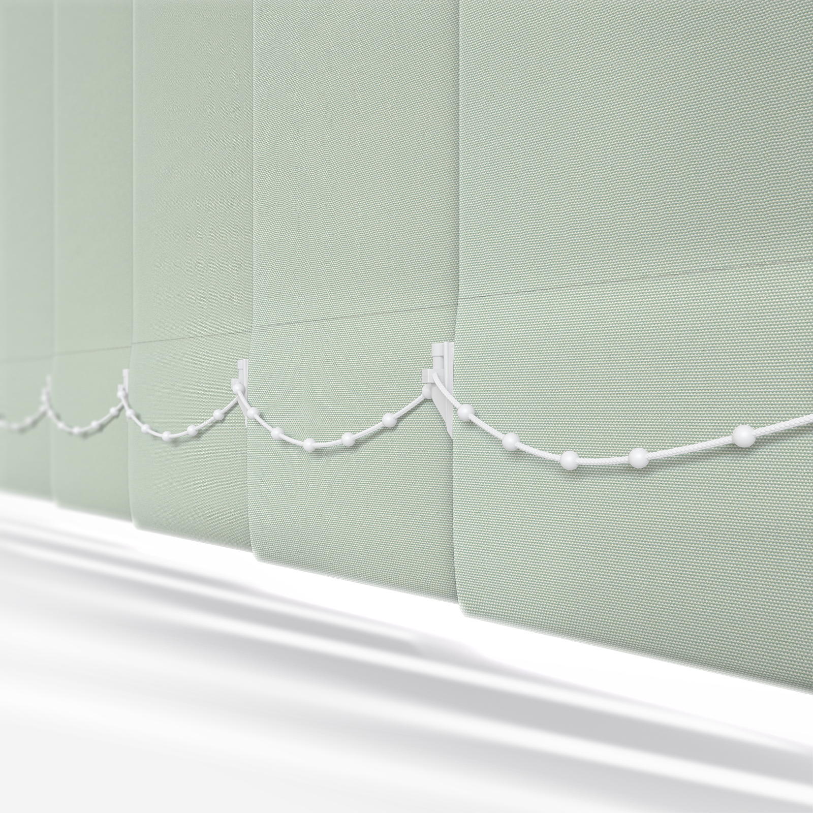 Supreme Blackout Sage Vertical Blind | Blinds Direct