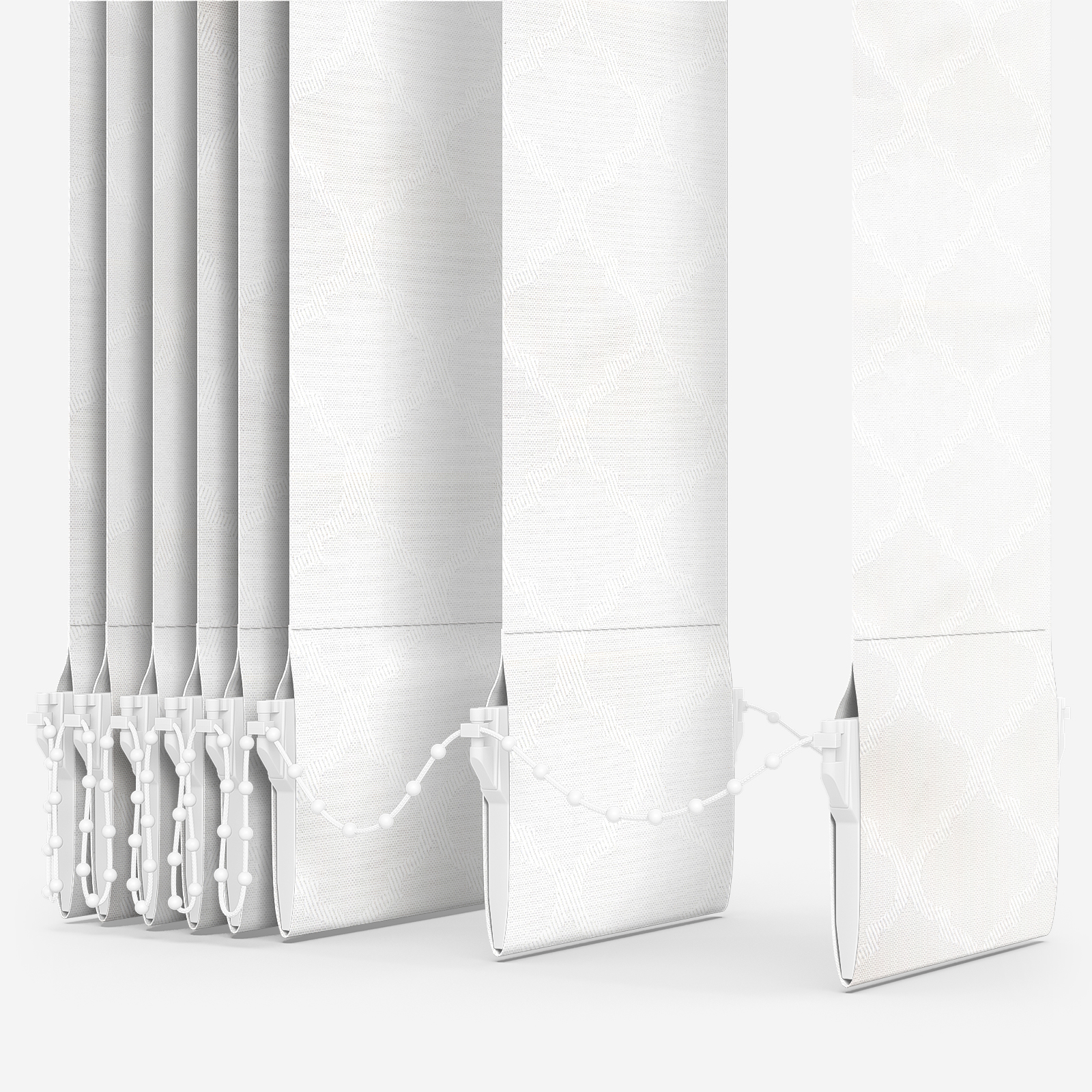 Sorrento White Vertical Blind