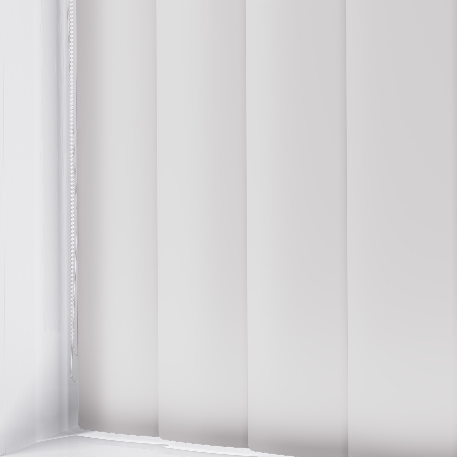 Uni Light Grey Vertical Blind | Blinds Direct