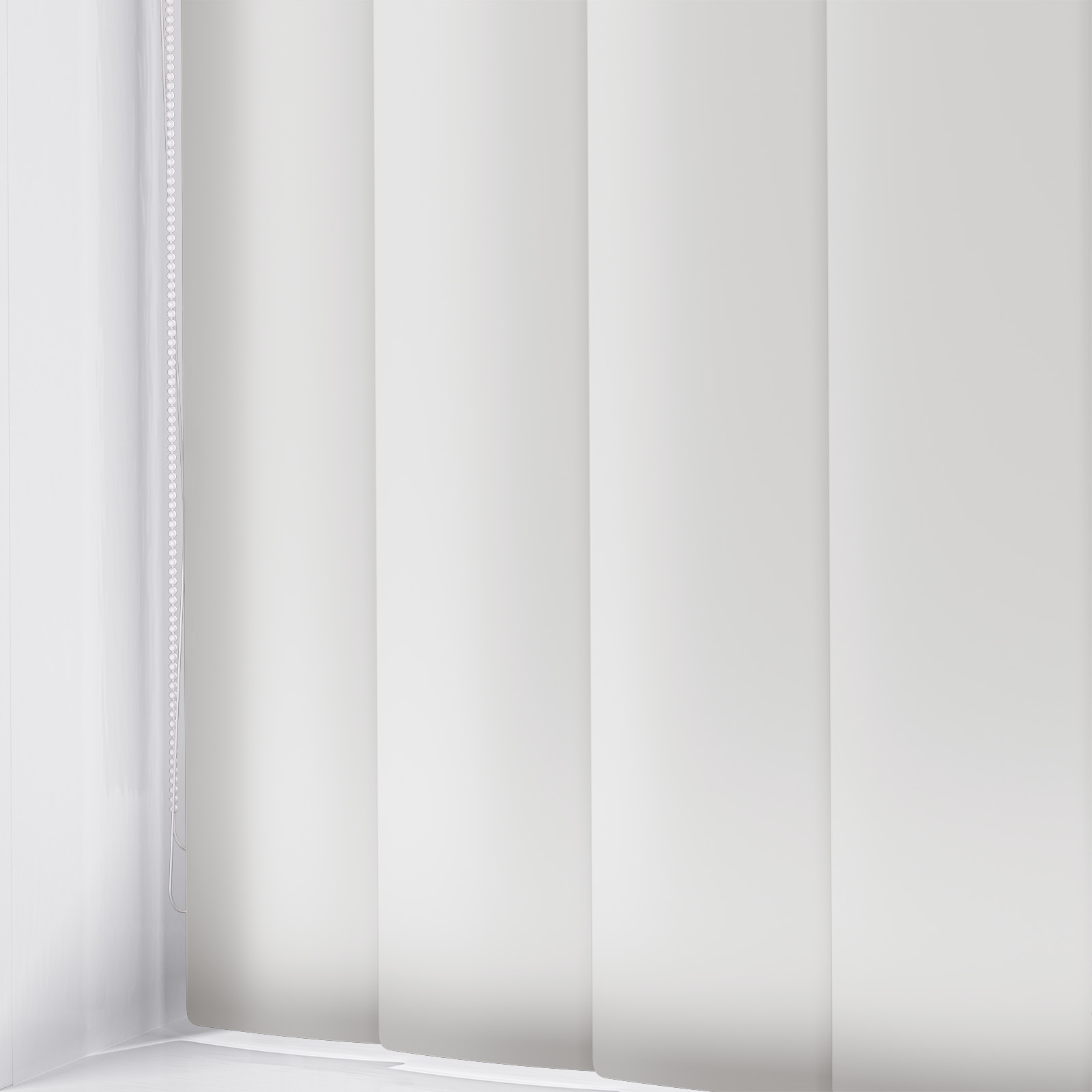Uni Warm White Vertical Blind | Blinds Direct