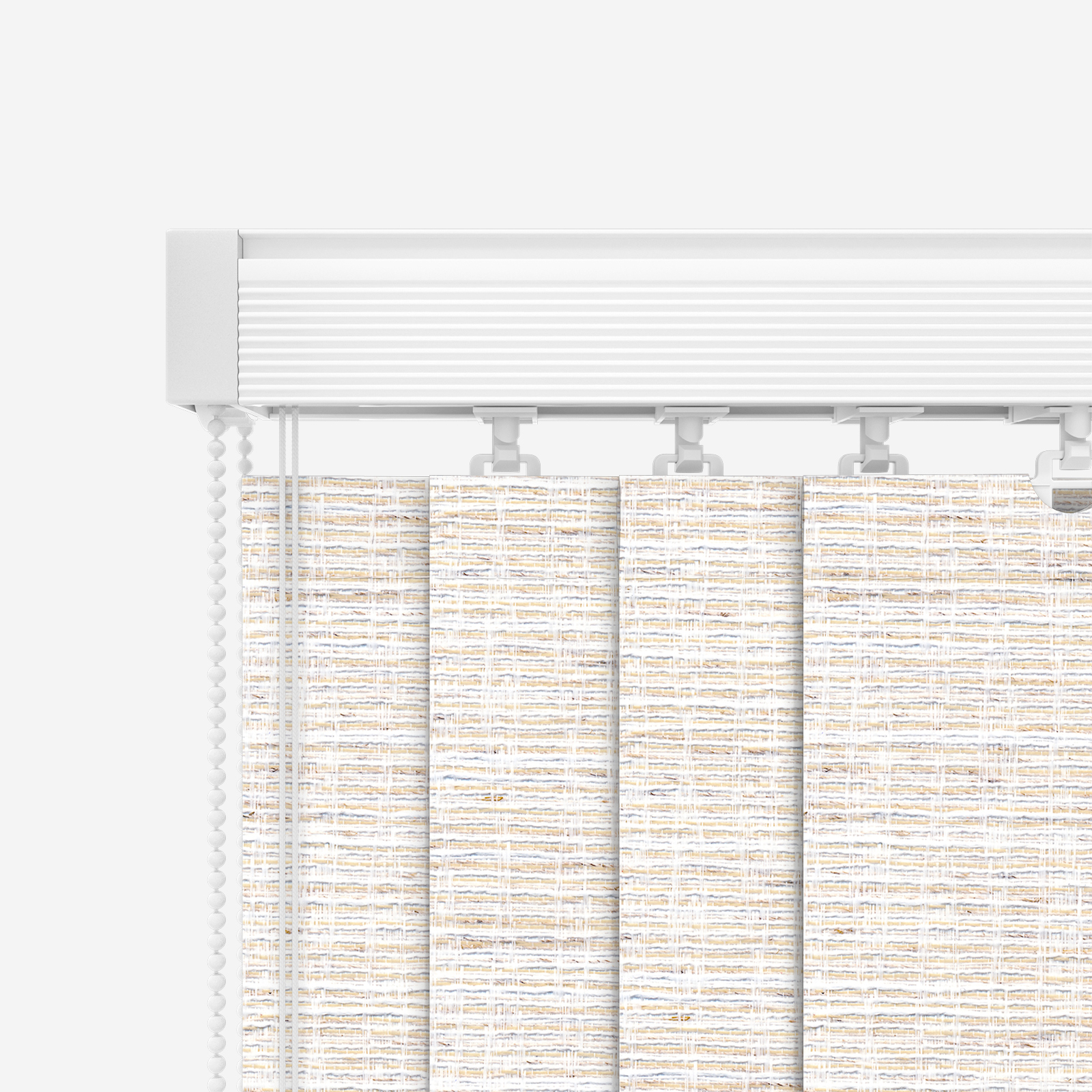 Ronda Bone Vertical Blind | Blinds Direct