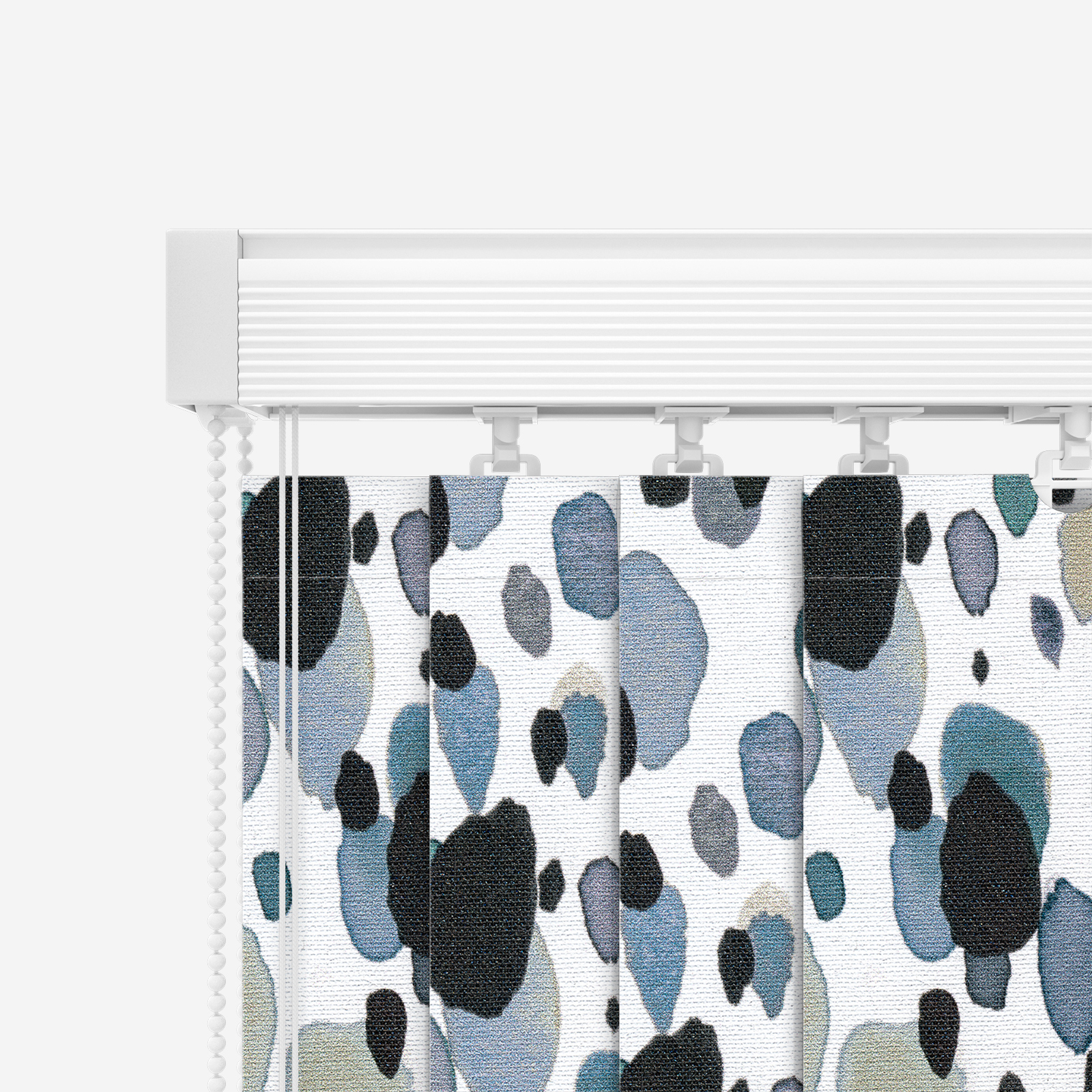 Vinnie Blue Vertical Blind | Blinds Direct