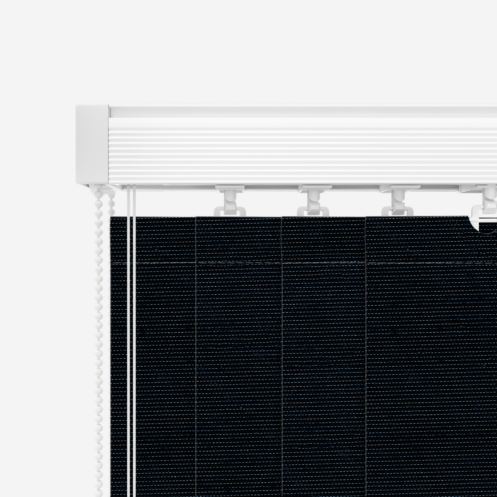 AquaLuxe Black Vertical Blind | Blinds Direct