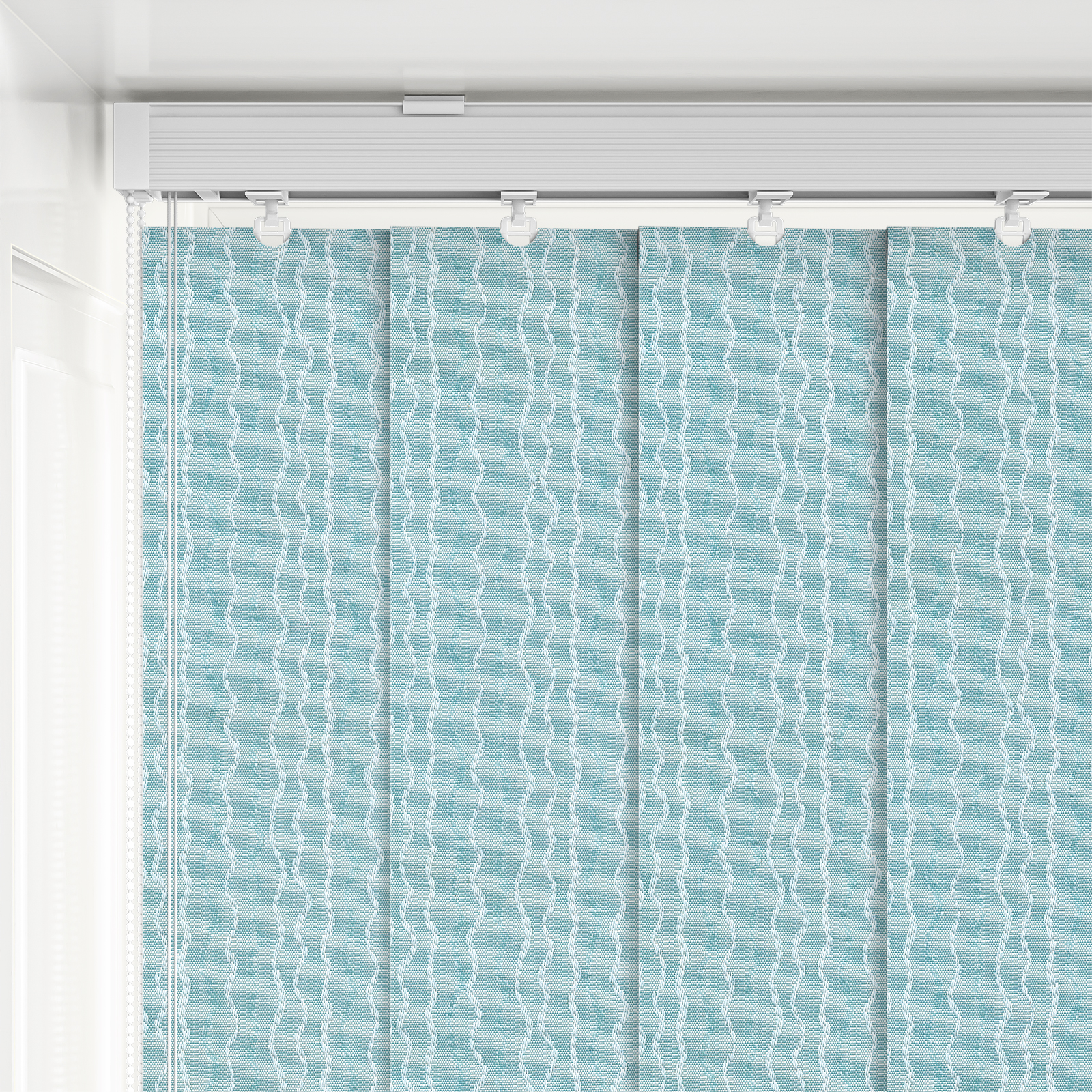 Ignite Seafoam Vertical Blind | Blinds Direct