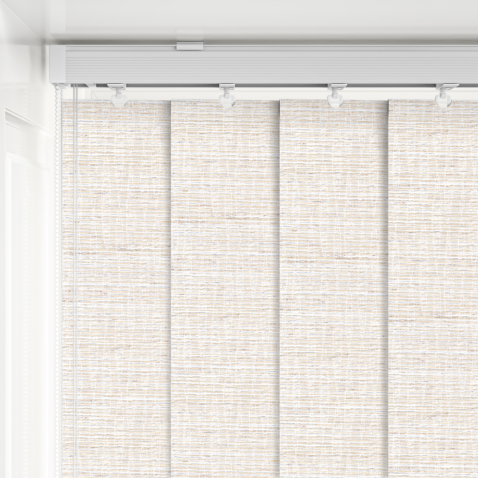 Ronda Bone Vertical Blind | Blinds Direct