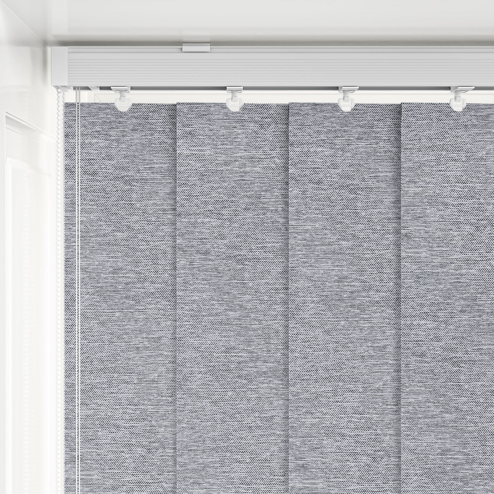Oxford Grey Marble Vertical Blind | Blinds Direct