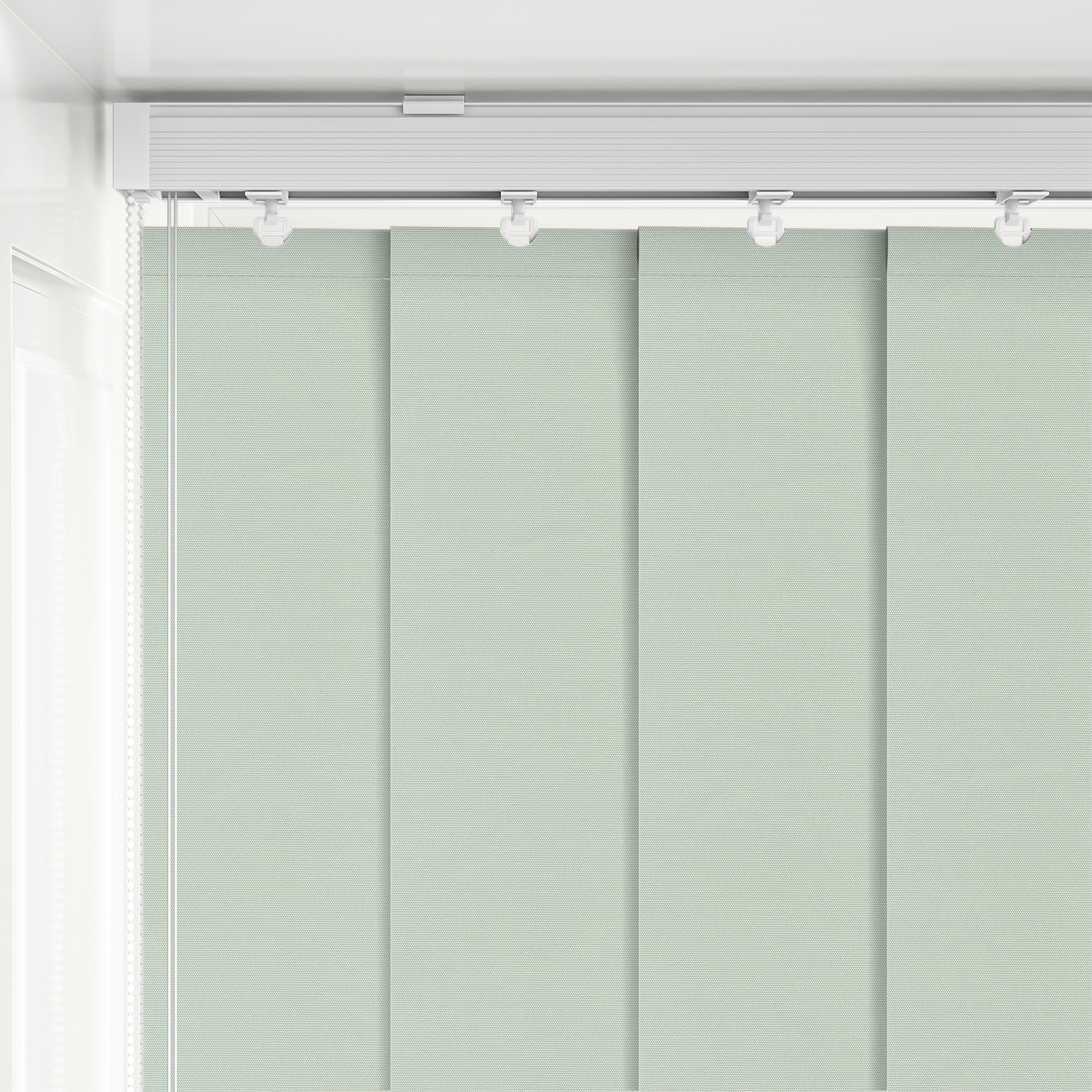 Supreme Blackout Sage Vertical Blind | Blinds Direct