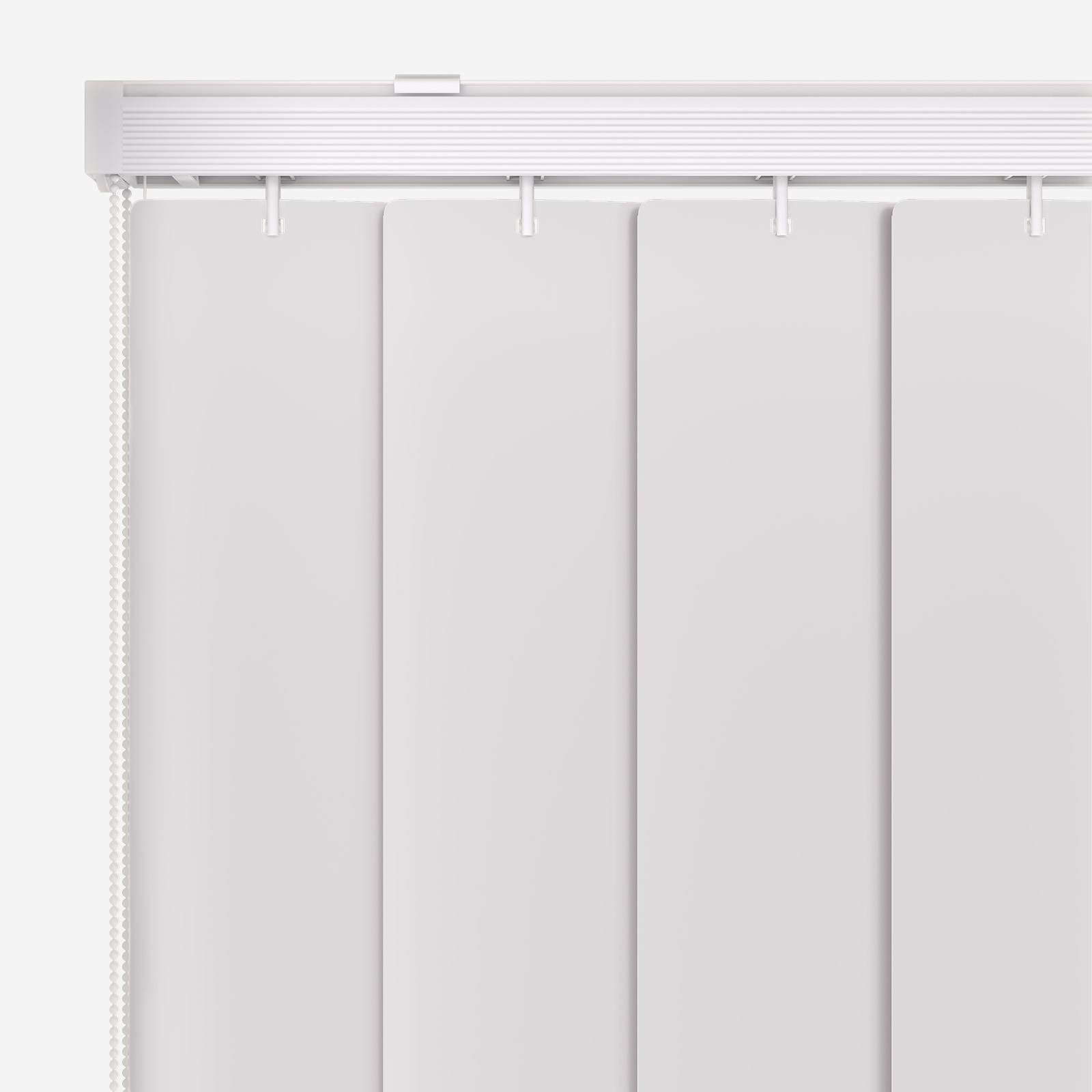 Uni Light Grey Vertical Blind | Blinds Direct