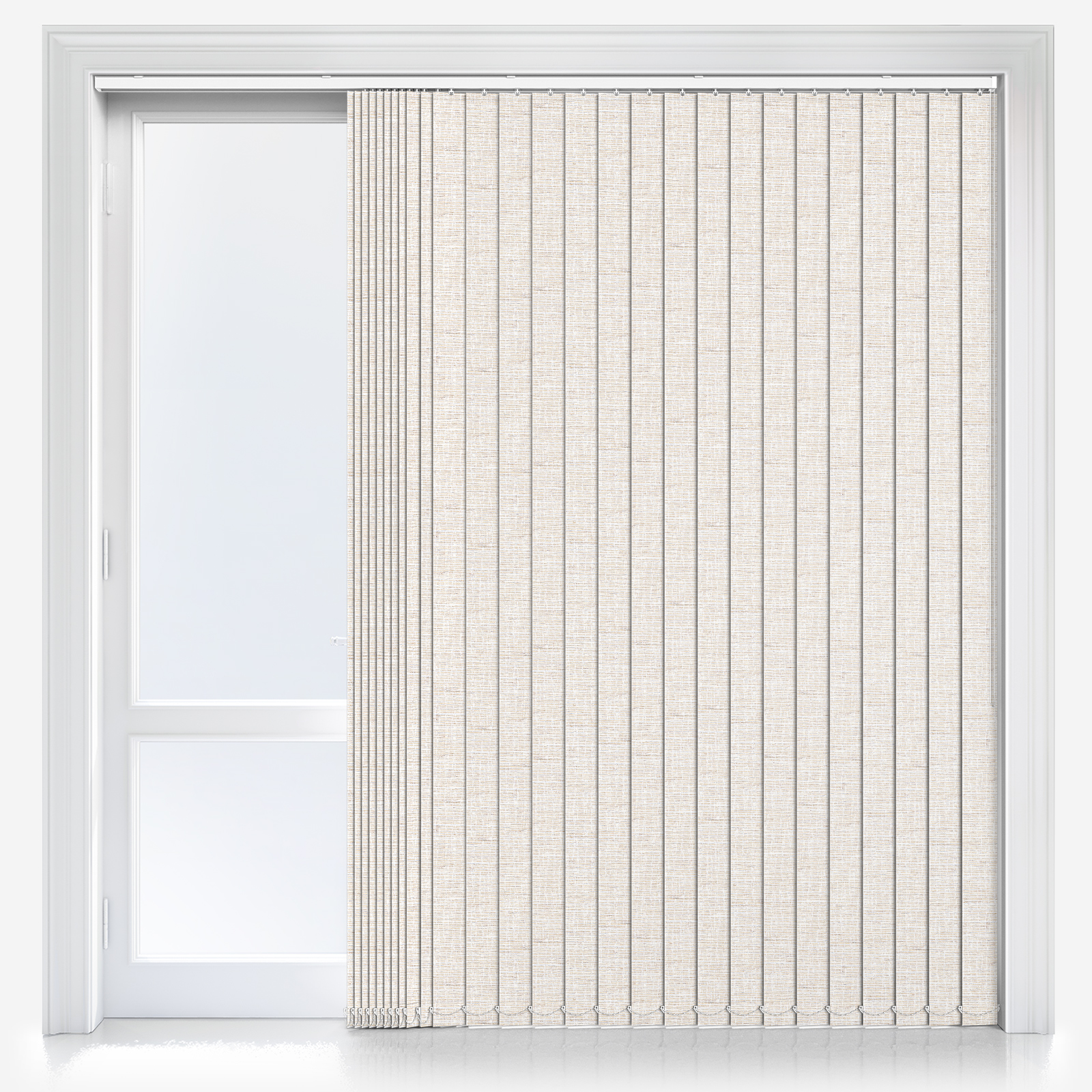 Ronda Bone Vertical Blind | Blinds Direct