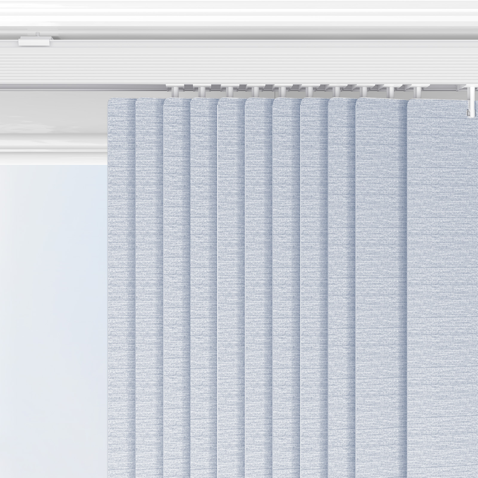 Alaya Denim Vertical Blind | Blinds Direct