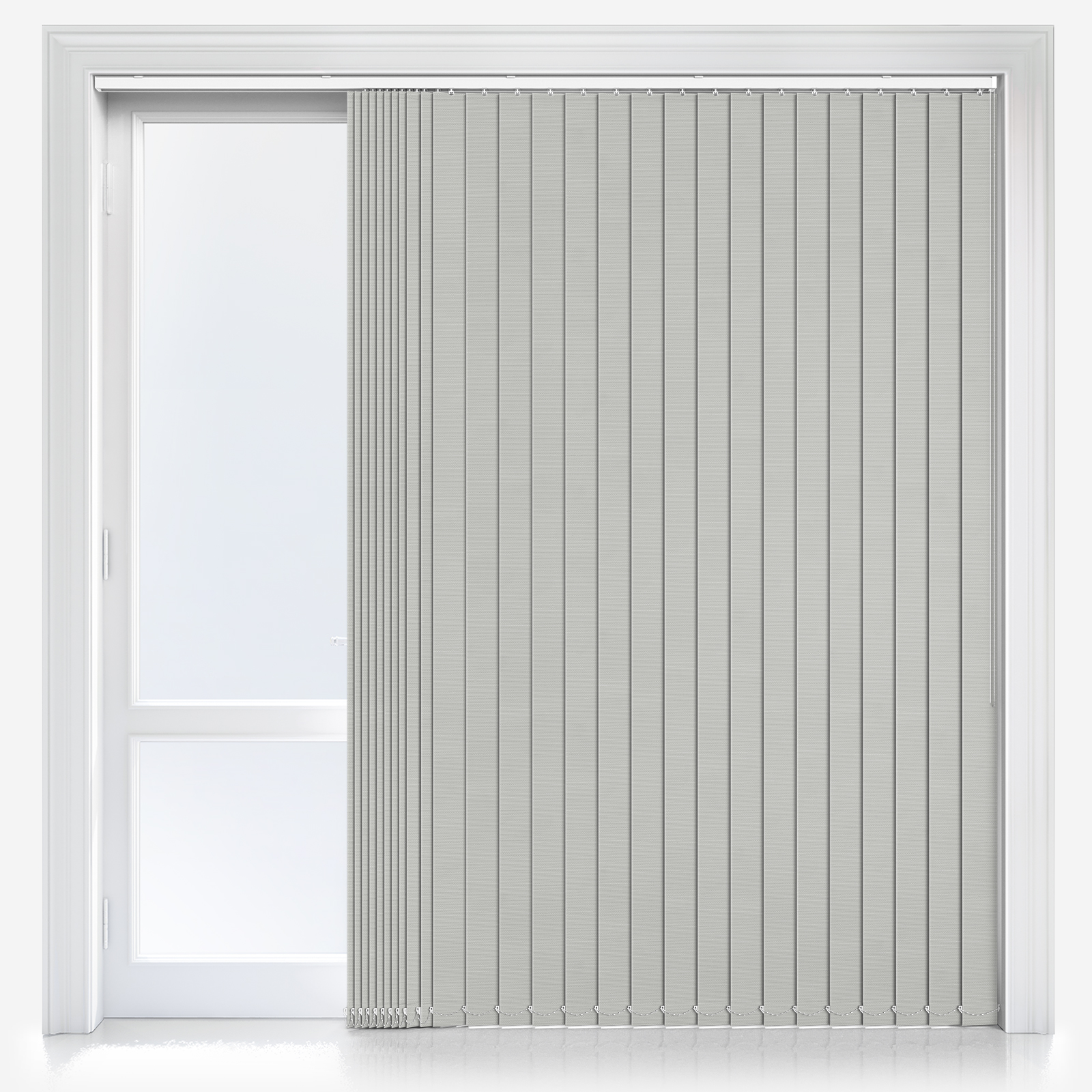 AquaLuxe Grey Vertical Blind | Blinds Direct