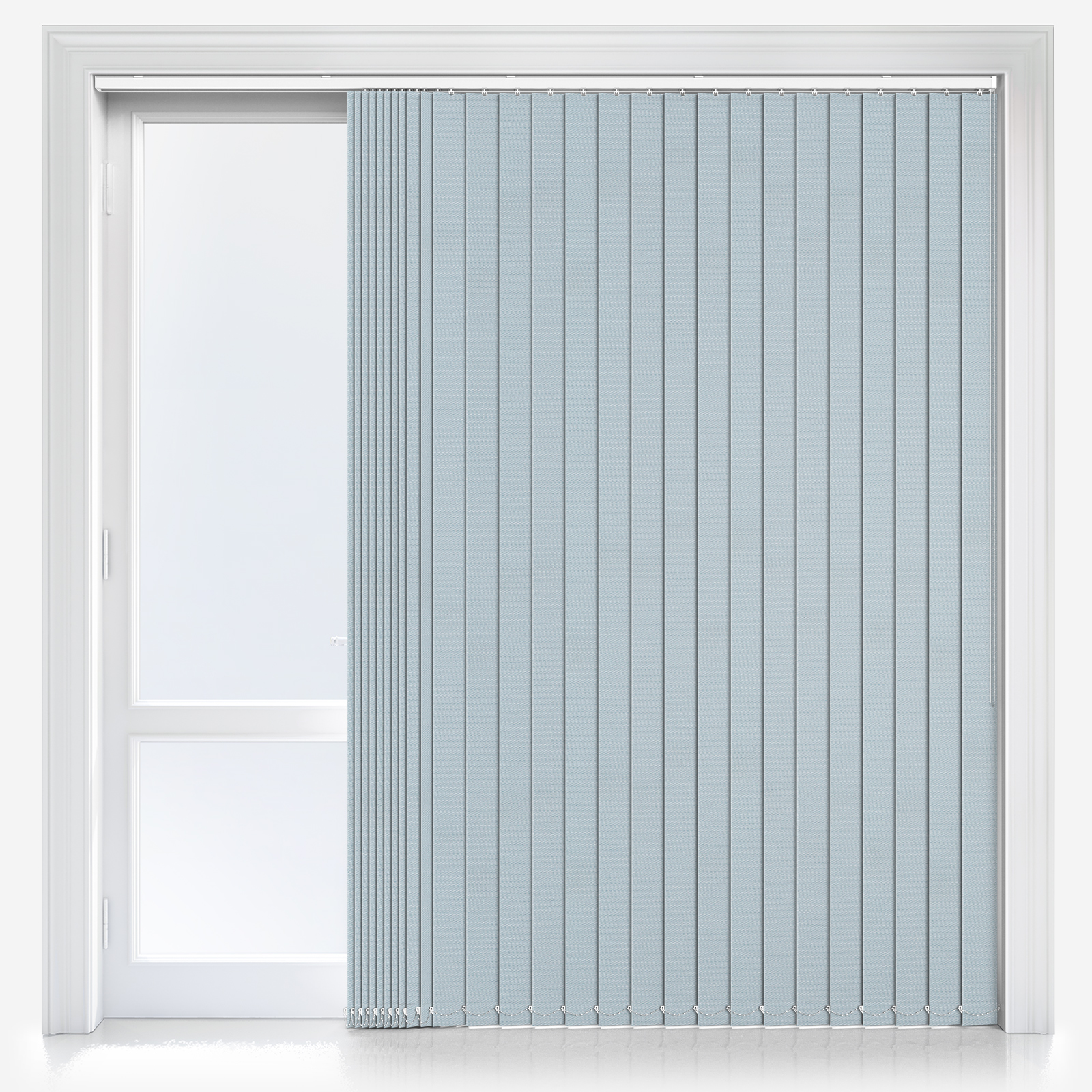 Supreme Blackout Duck Egg Vertical Blind | Blinds Direct