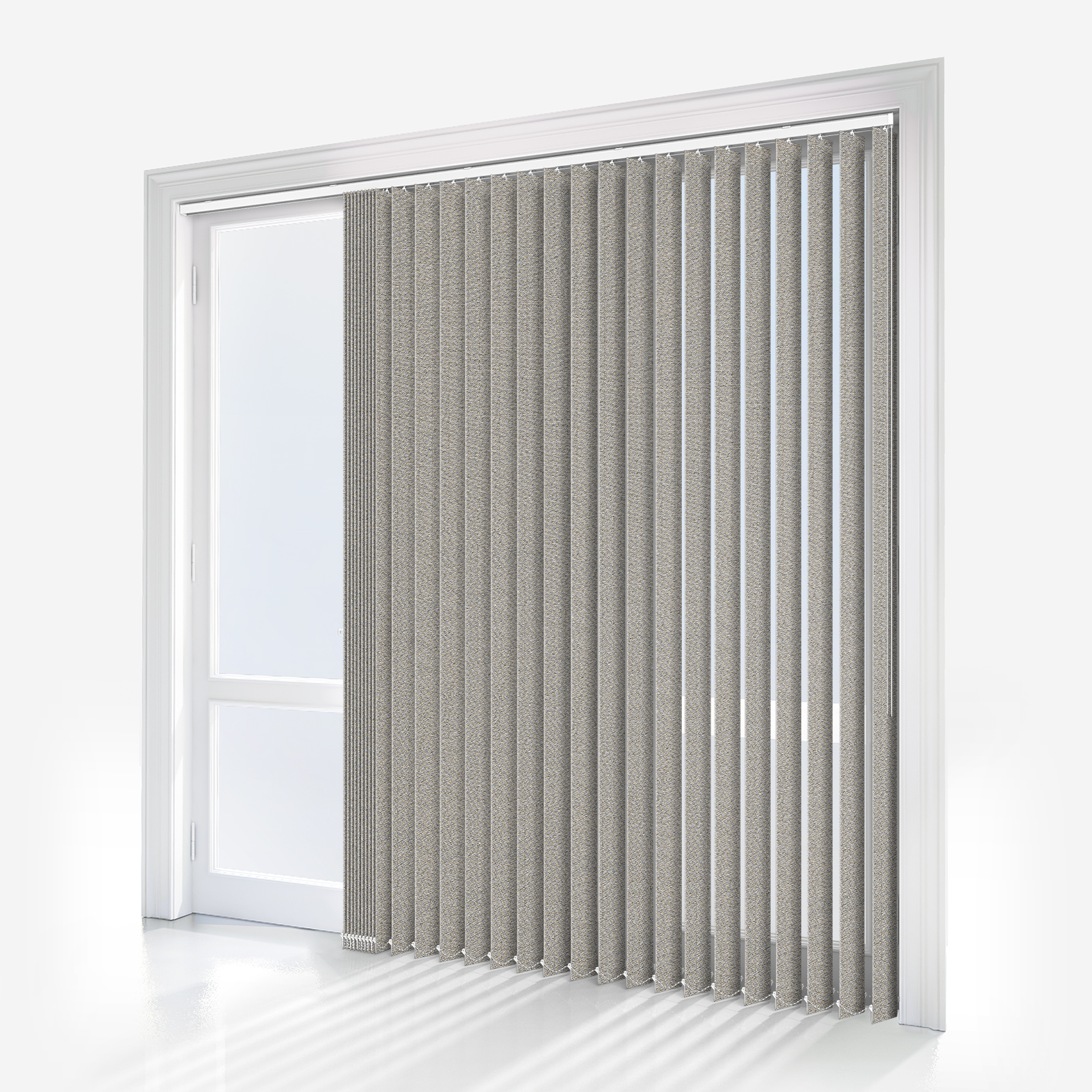 Fuse Tinsel Vertical Blind | Blinds Direct