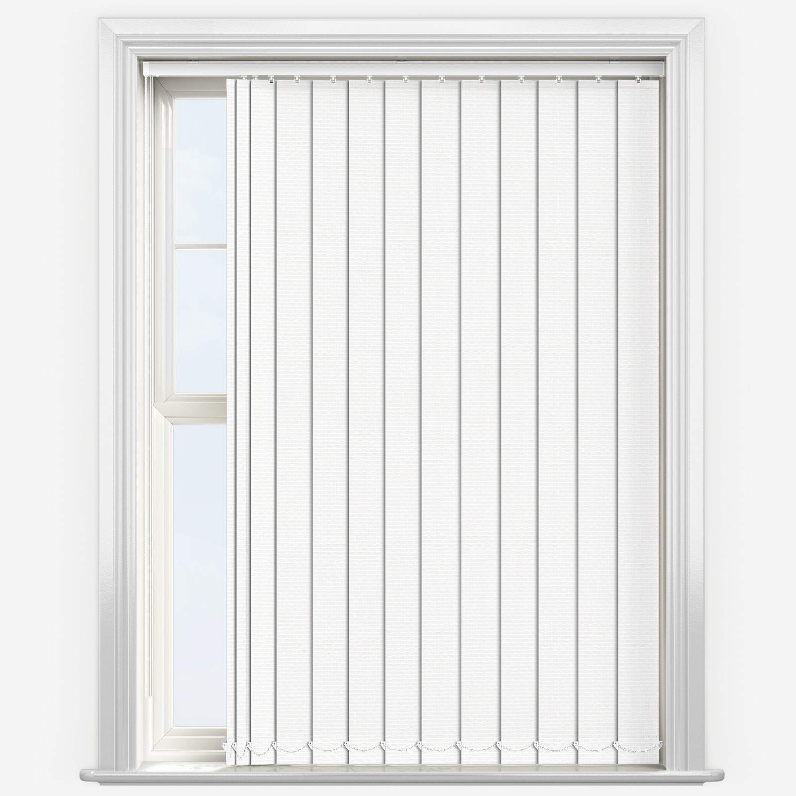 Aspen Powder Vertical Blind | Blinds Direct