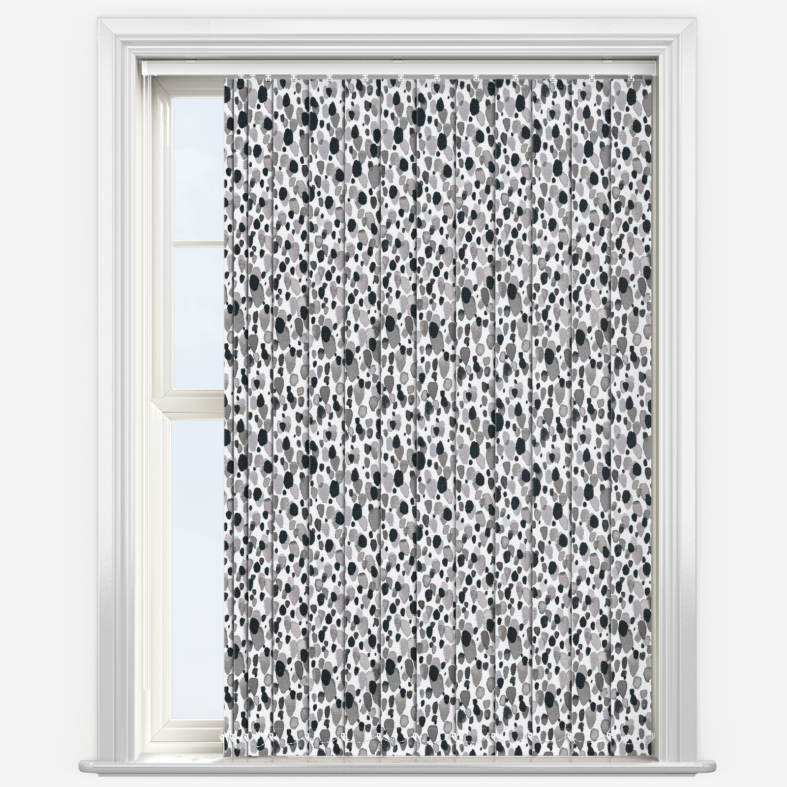 Vinnie Carbon Vertical Blind | Blinds Direct