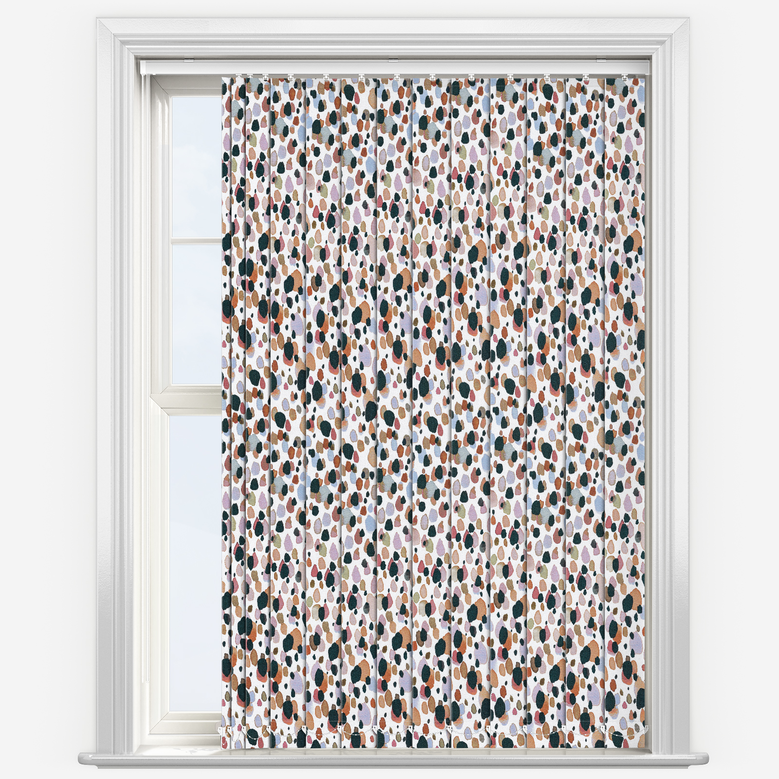 Vinnie Ginger Vertical Blind | Blinds Direct