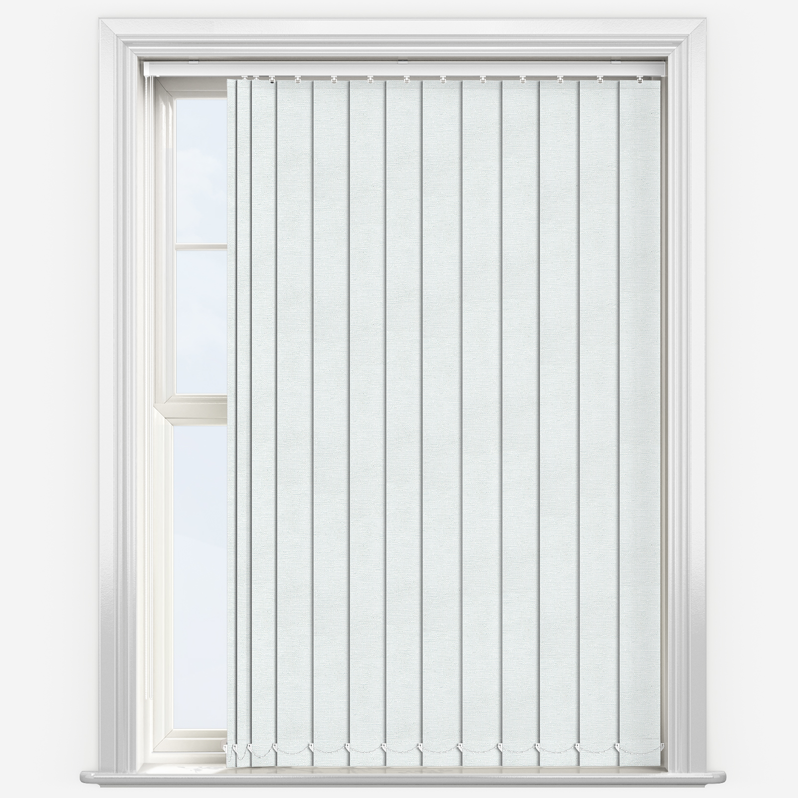 Mistral White Vertical Blind | Blinds Direct
