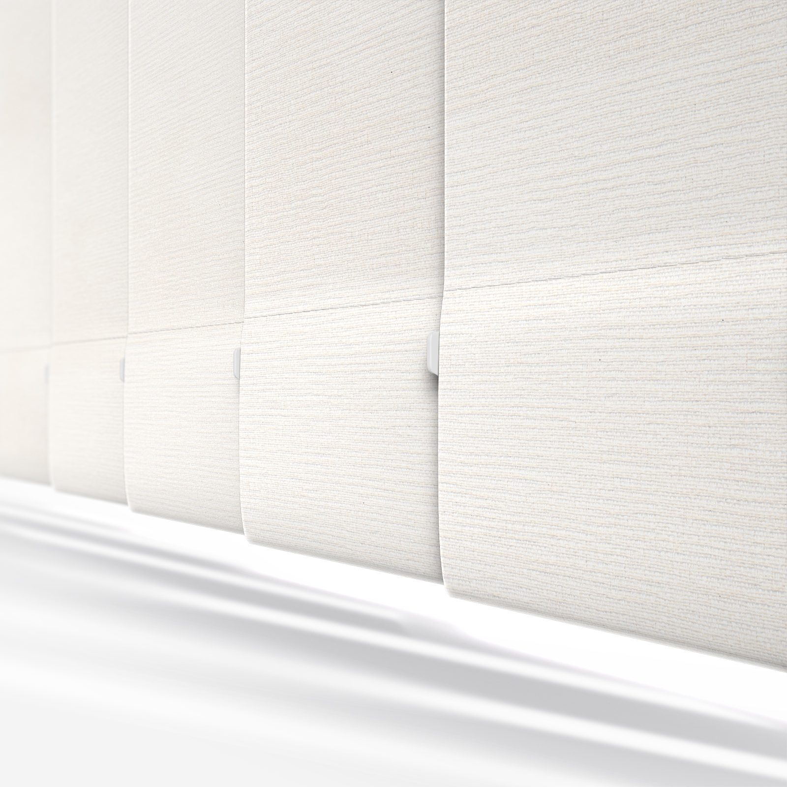 Piper Ivory Vertical Blind Replacement Slats | Blinds Direct
