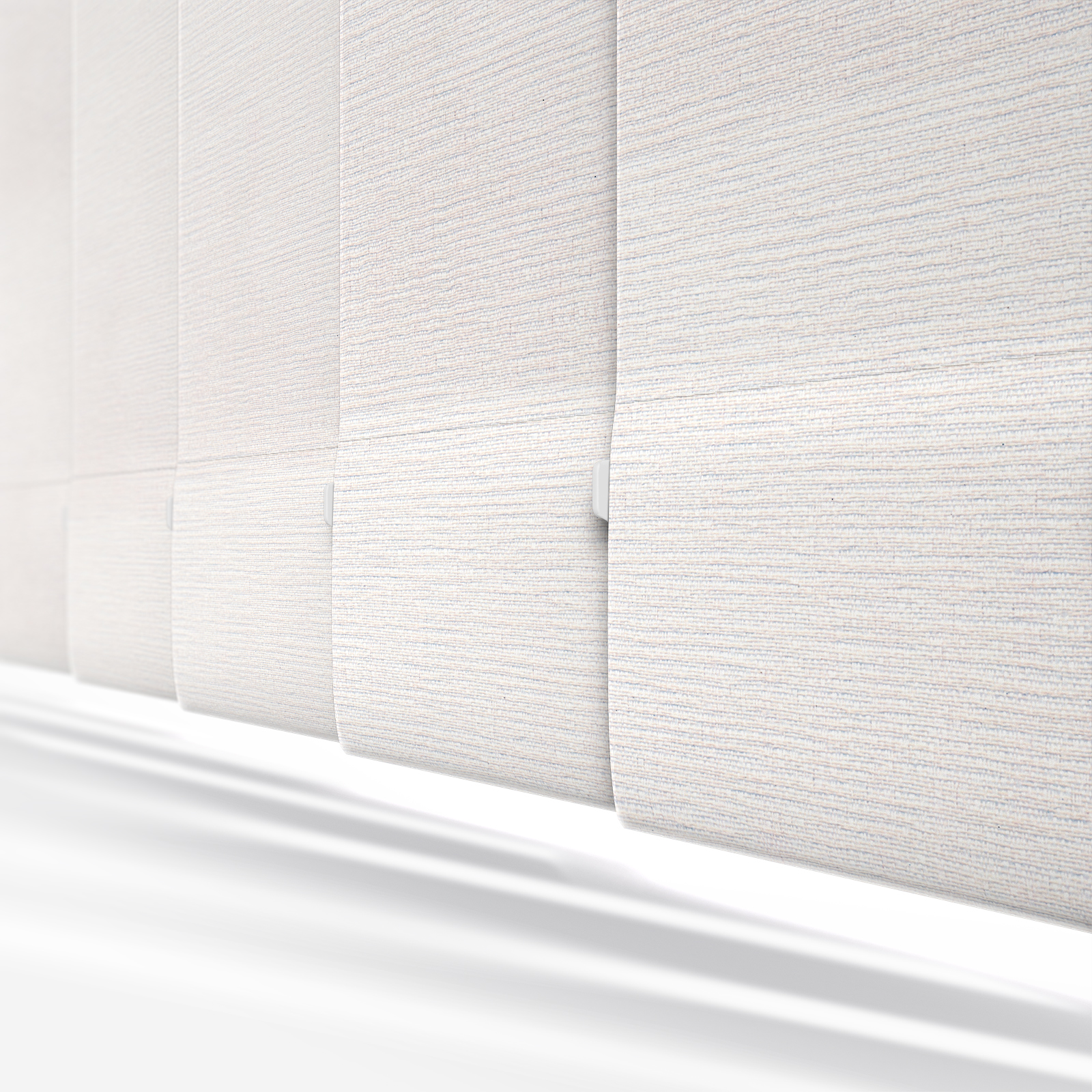 Piper Parchment Vertical Blind Replacement Slats | Blinds Direct