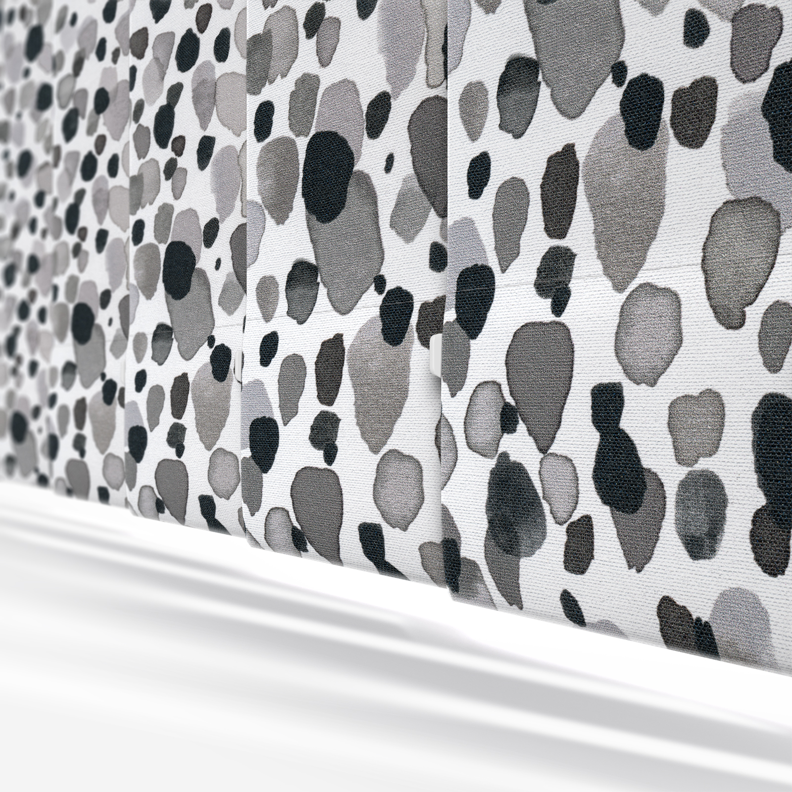 Vinnie Carbon Vertical Blind Replacement Slats | Blinds Direct