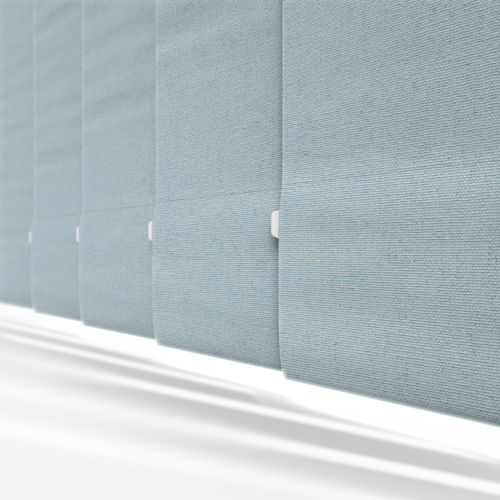 Bella Duck Egg Vertical Blind Replacement Slats | Blinds Direct