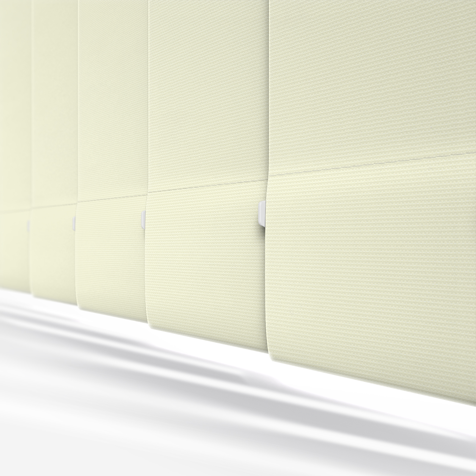 AquaLuxe Butter Vertical Blind Replacement Slats | Blinds Direct
