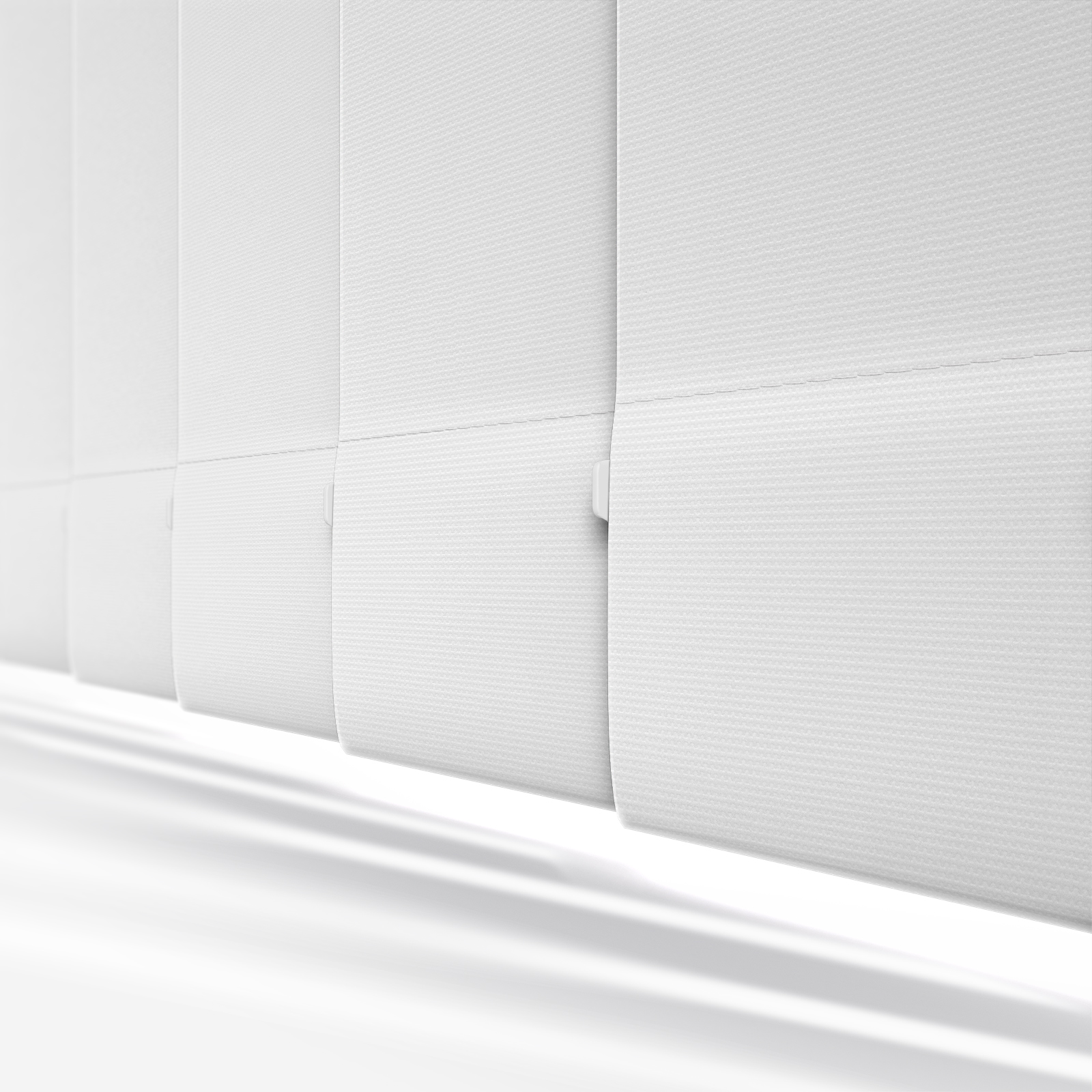 AquaLuxe White Vertical Blind Replacement Slats | Blinds Direct