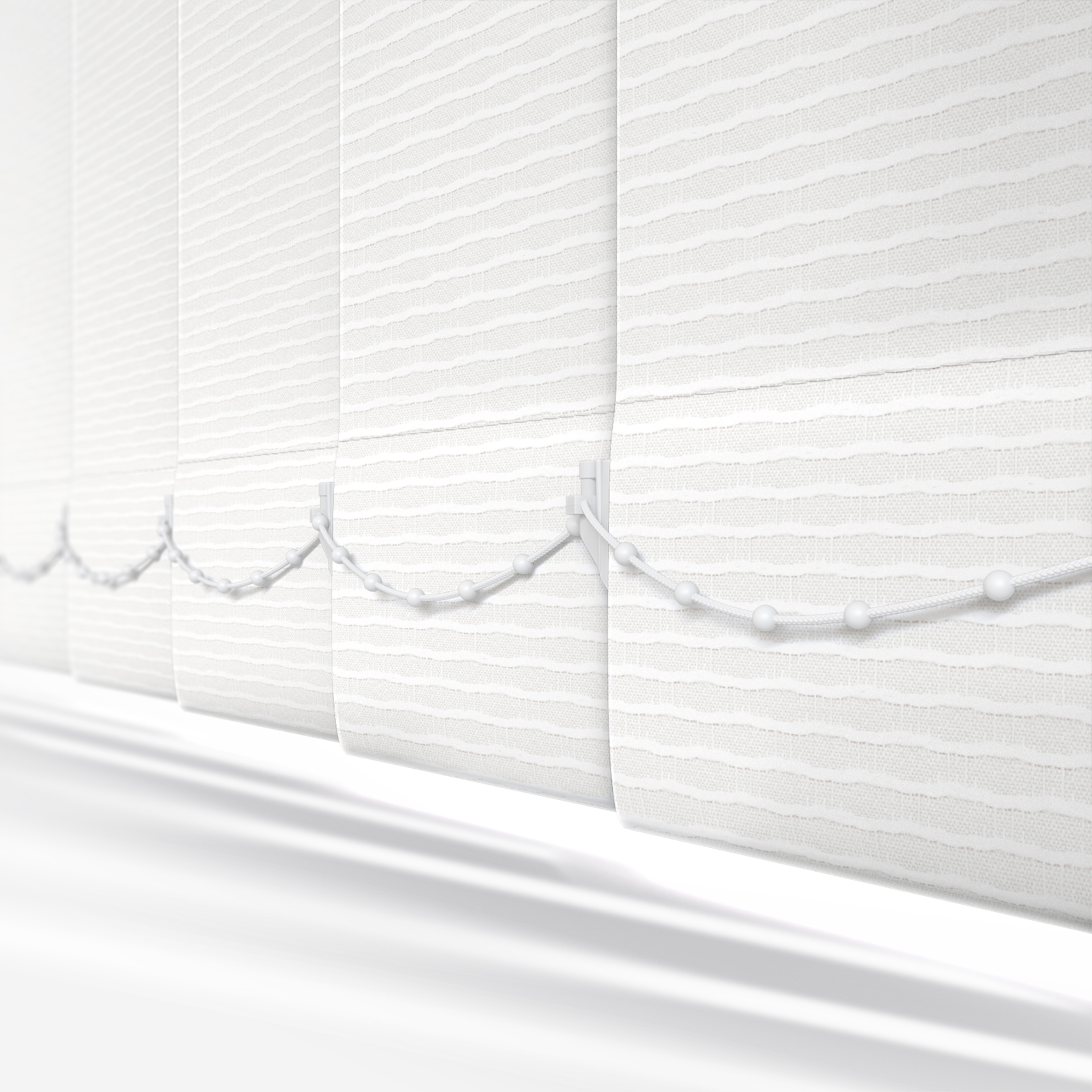 Aspen Powder Vertical Blind Replacement Slats | Blinds Direct