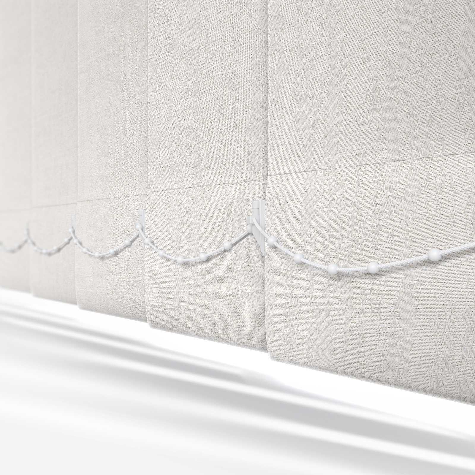 Radiance ASC Bright White Vertical Blind Replacement Slats | Blinds Direct