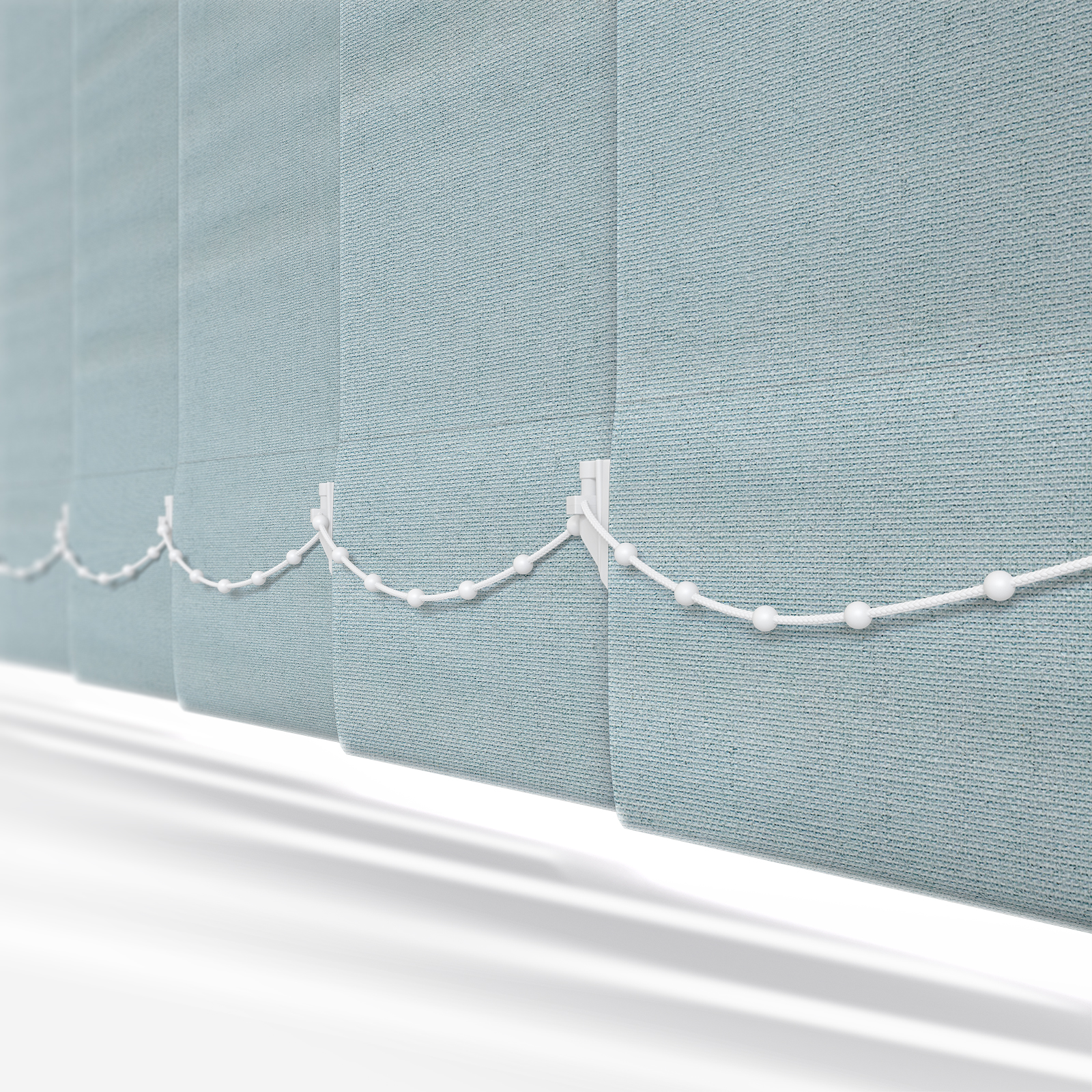 Bella Duck Egg Vertical Blind Replacement Slats | Blinds Direct