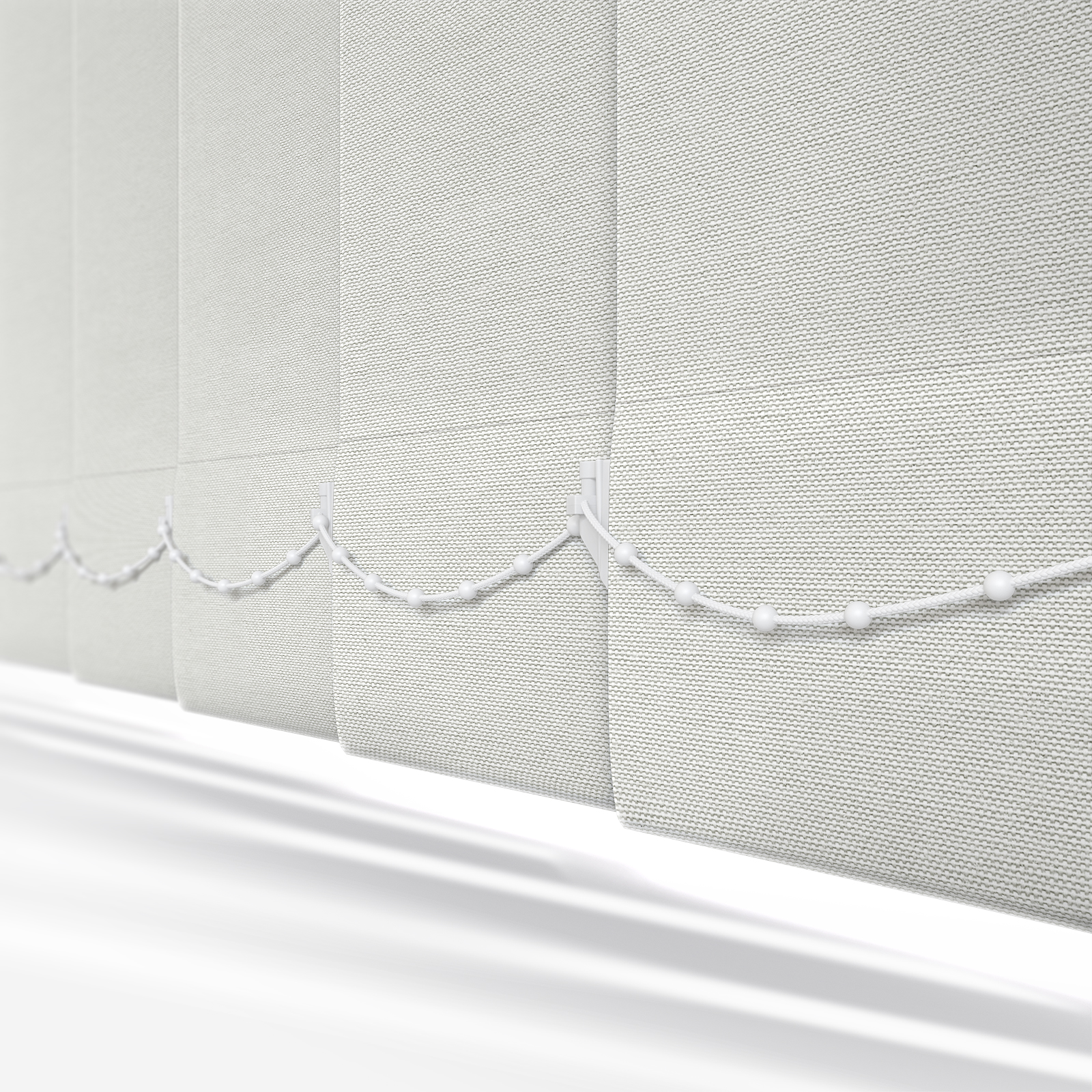 Pop Blackout Quartz Vertical Blind Replacement Slats | Blinds Direct