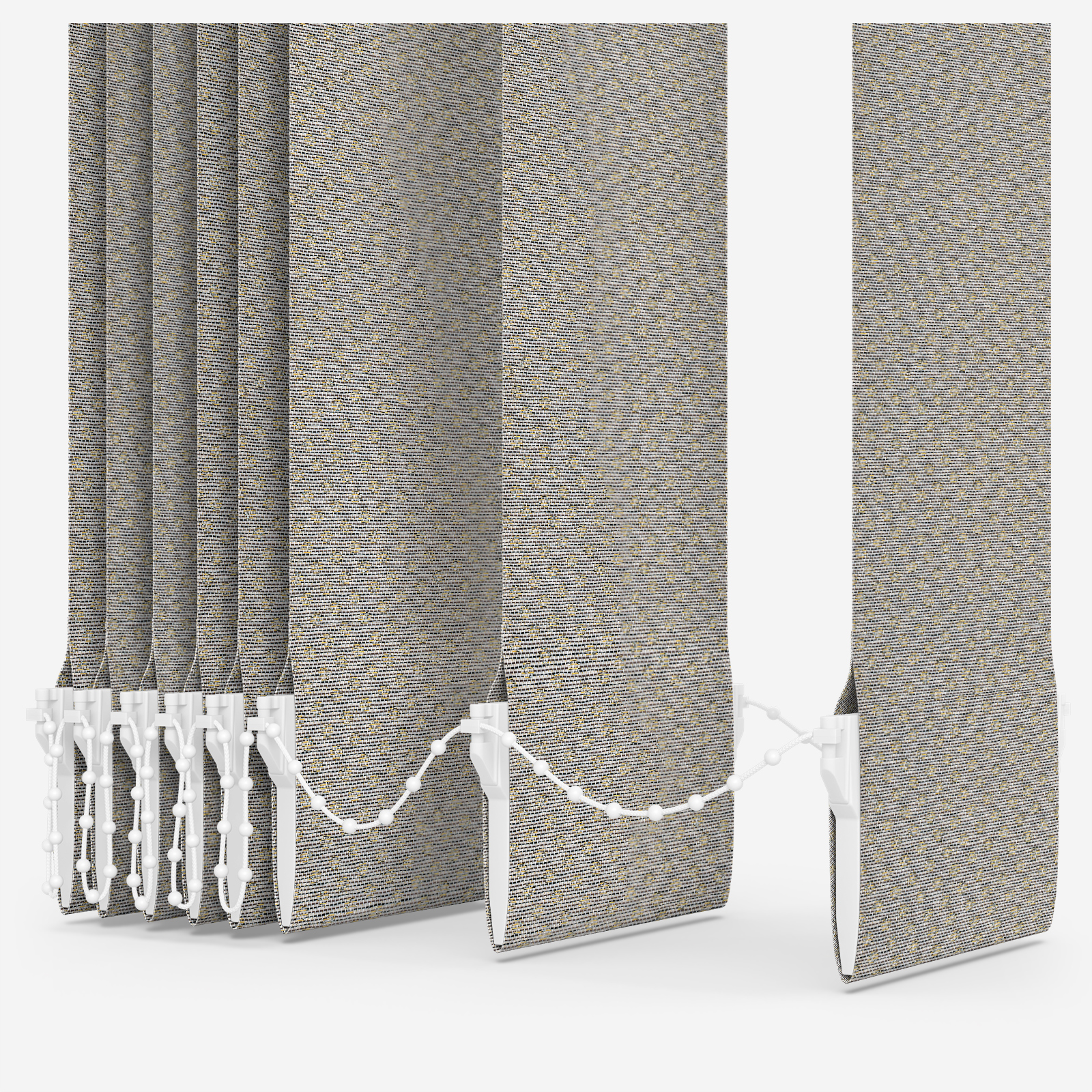 Fuse Tinsel Vertical Blind Replacement Slats | Blinds Direct