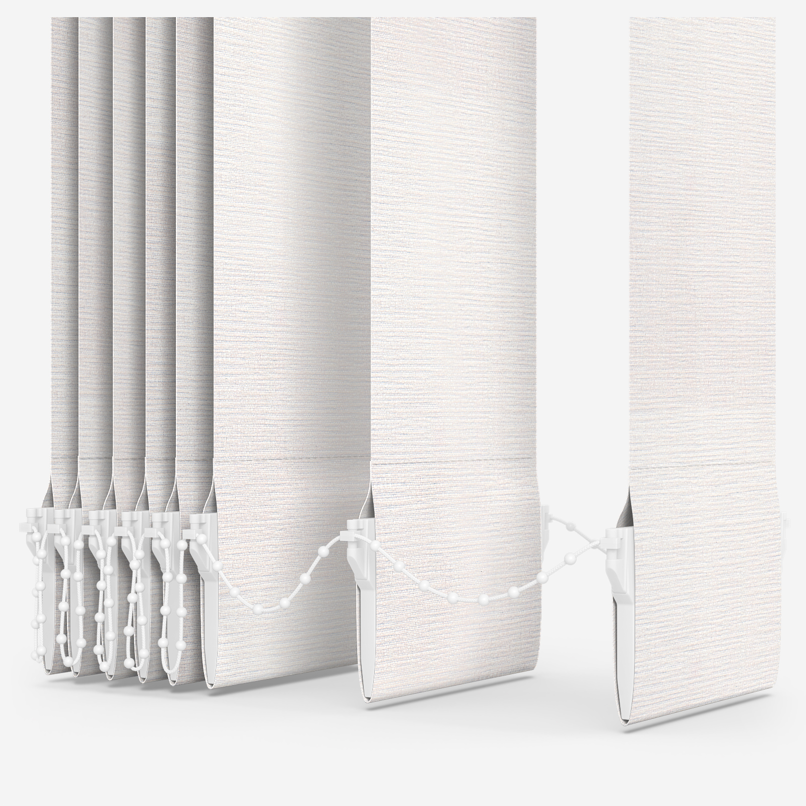 Piper Parchment Vertical Blind Replacement Slats | Blinds Direct