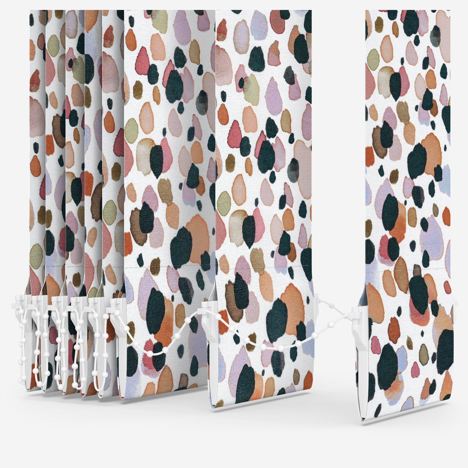 Vinnie Ginger Vertical Blind Replacement Slats | Blinds Direct