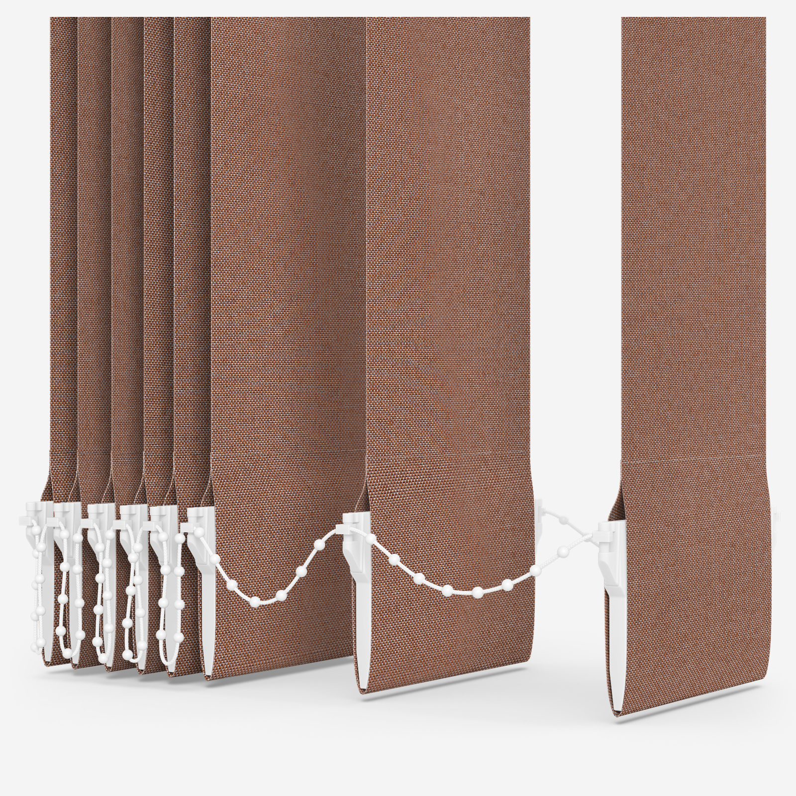 Oxford Rust Vertical Blind Replacement Slats | Blinds Direct