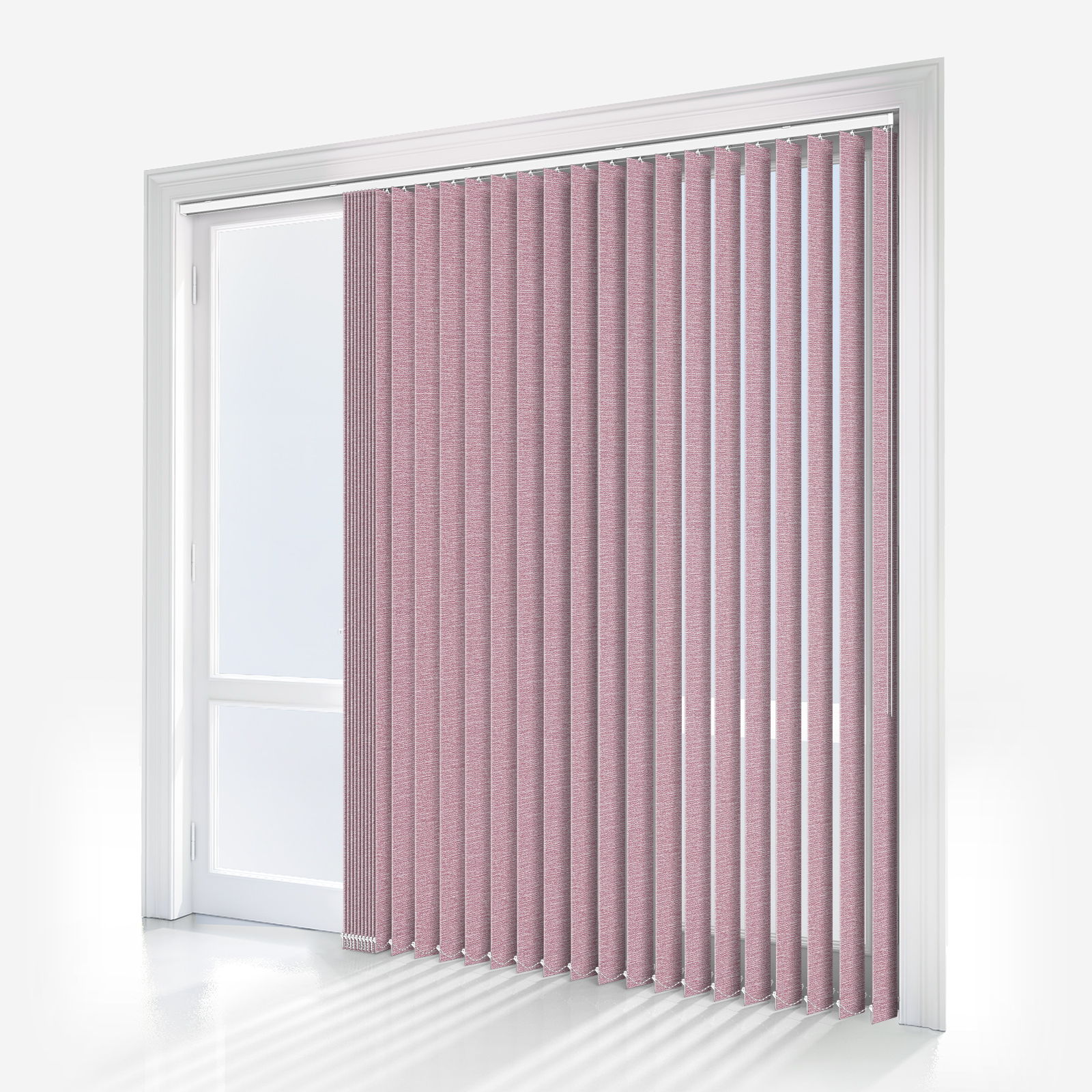 Piper Flamingo Vertical Blind Replacement Slats | Blinds Direct