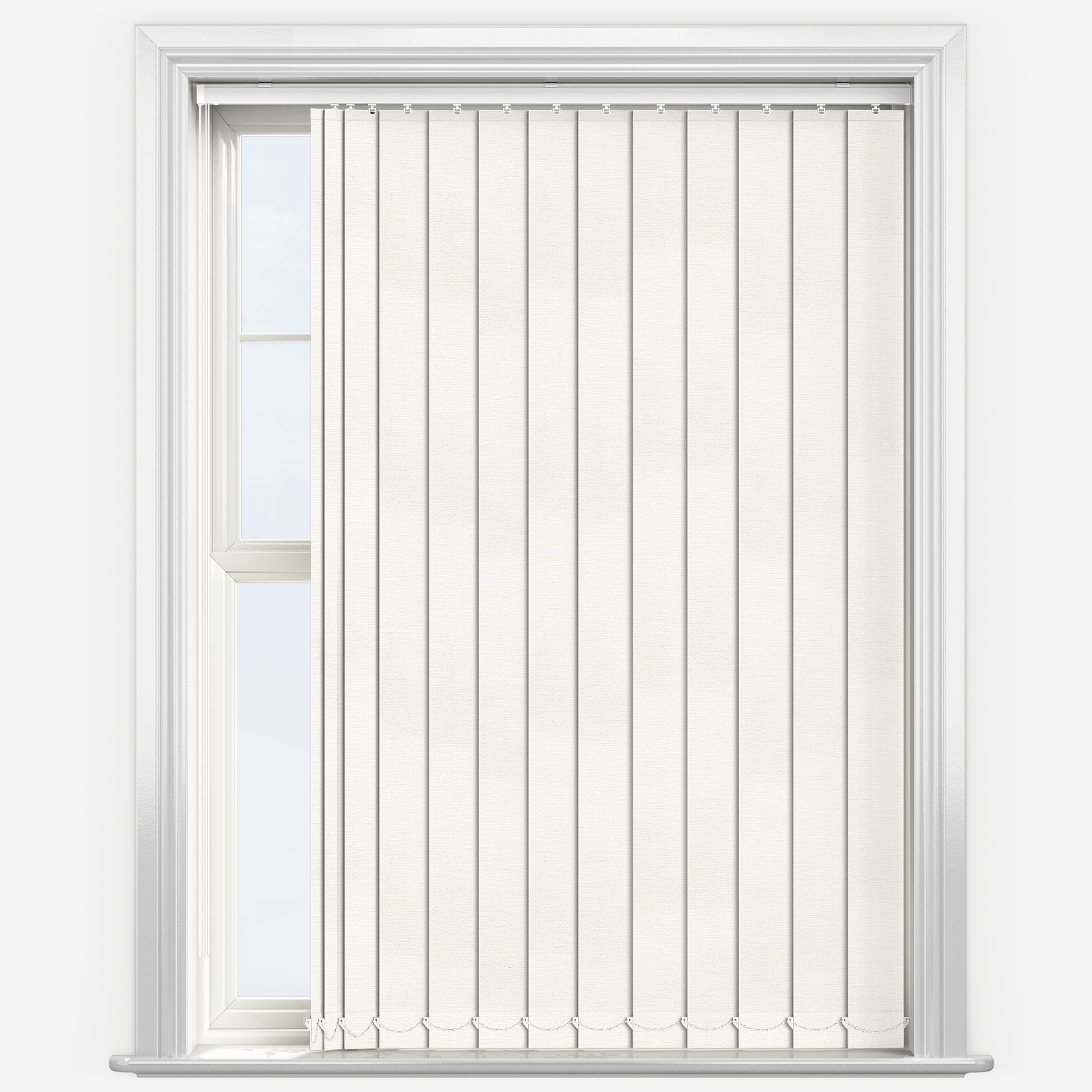 Piper Ivory Vertical Blind Replacement Slats | Blinds Direct