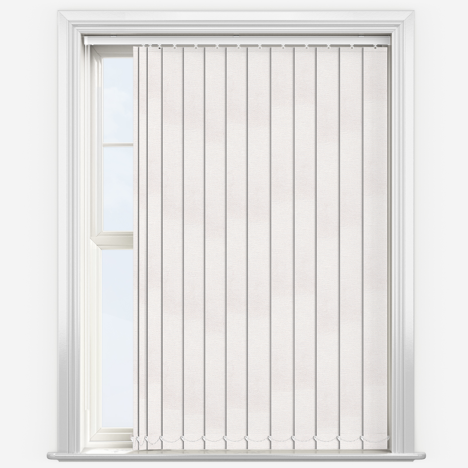Piper Parchment Vertical Blind Replacement Slats | Blinds Direct