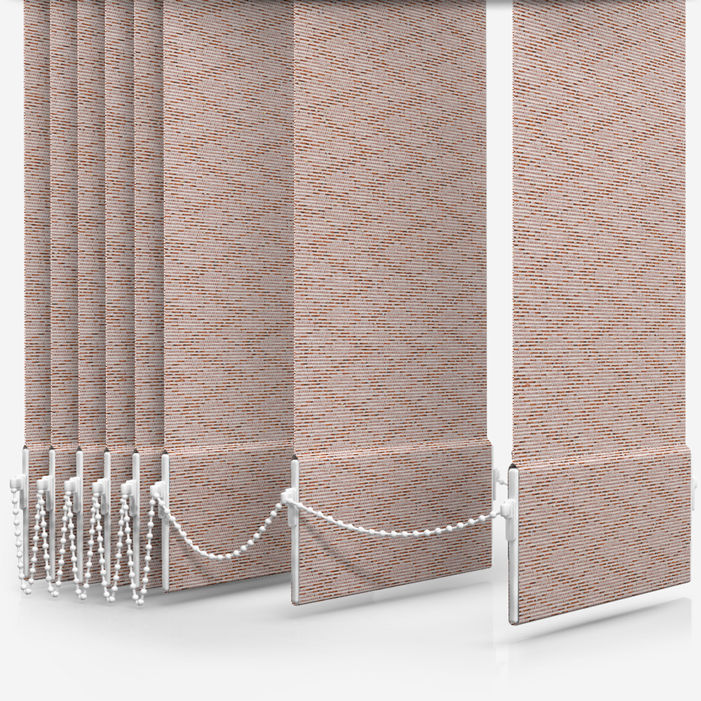 Darcy Copper Vertical Blind | Blinds Direct