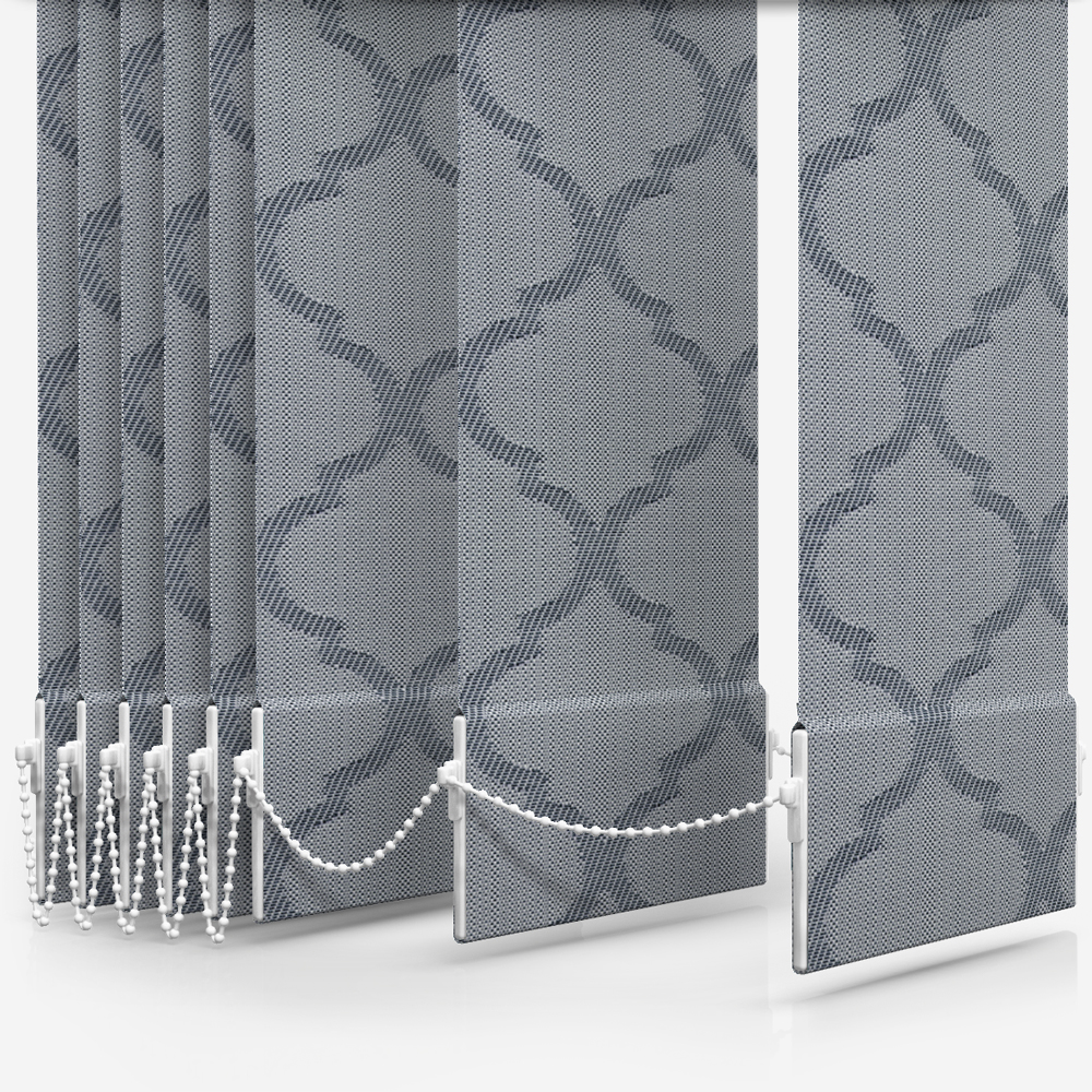 Sorrento Midnight Vertical Blind | Blinds Direct