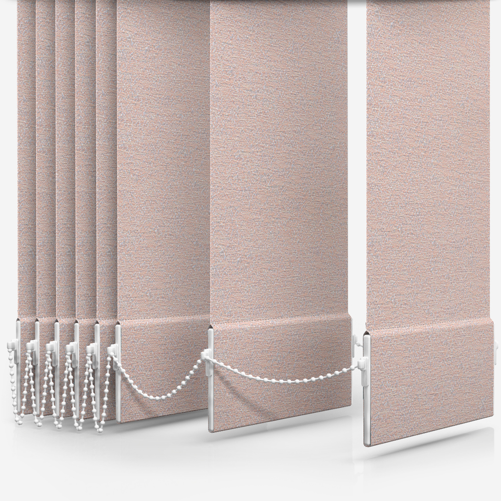 Glimpse Blush Vertical Blind | Blinds Direct