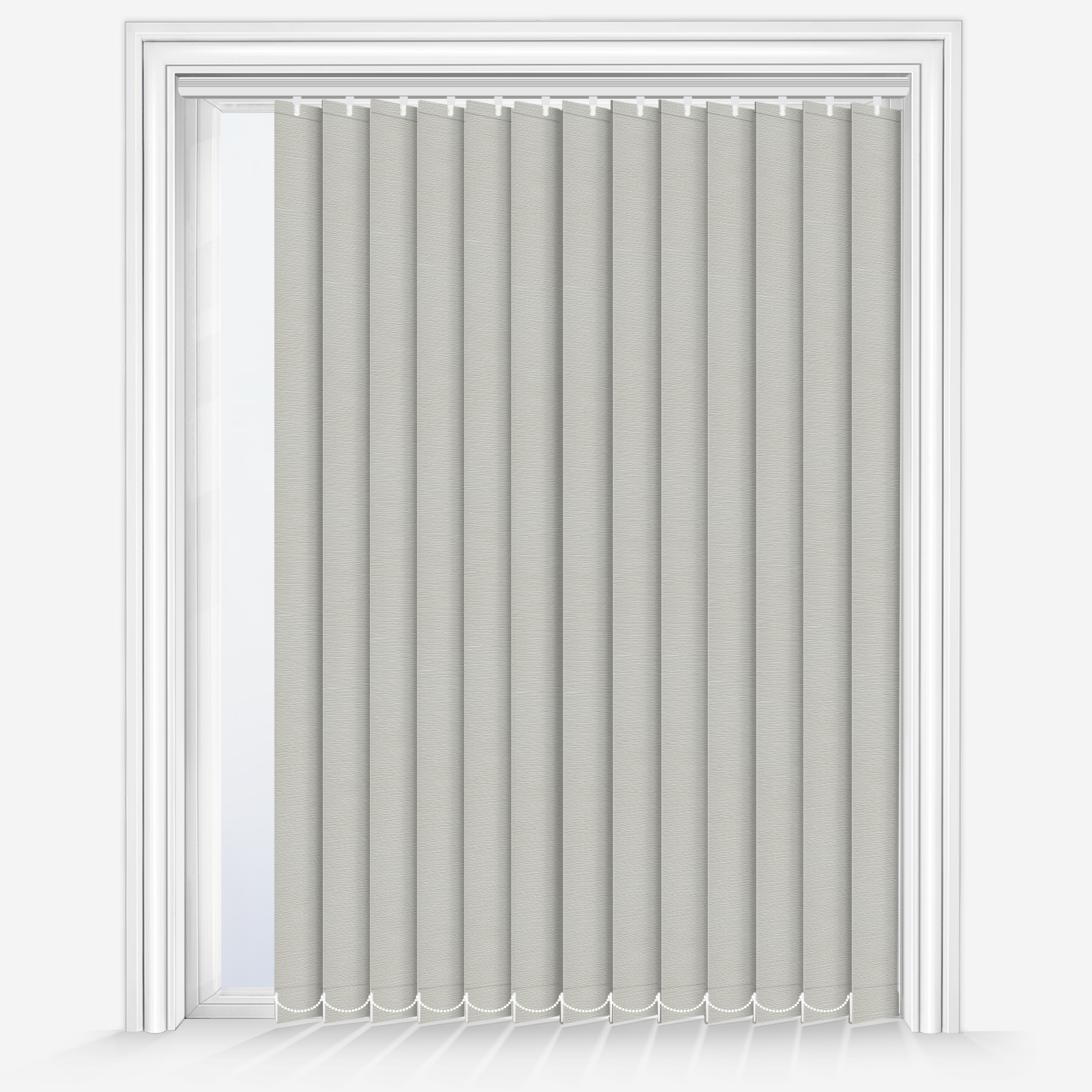 Sirocco Stone Vertical Blind Replacement Slats | Blinds Direct