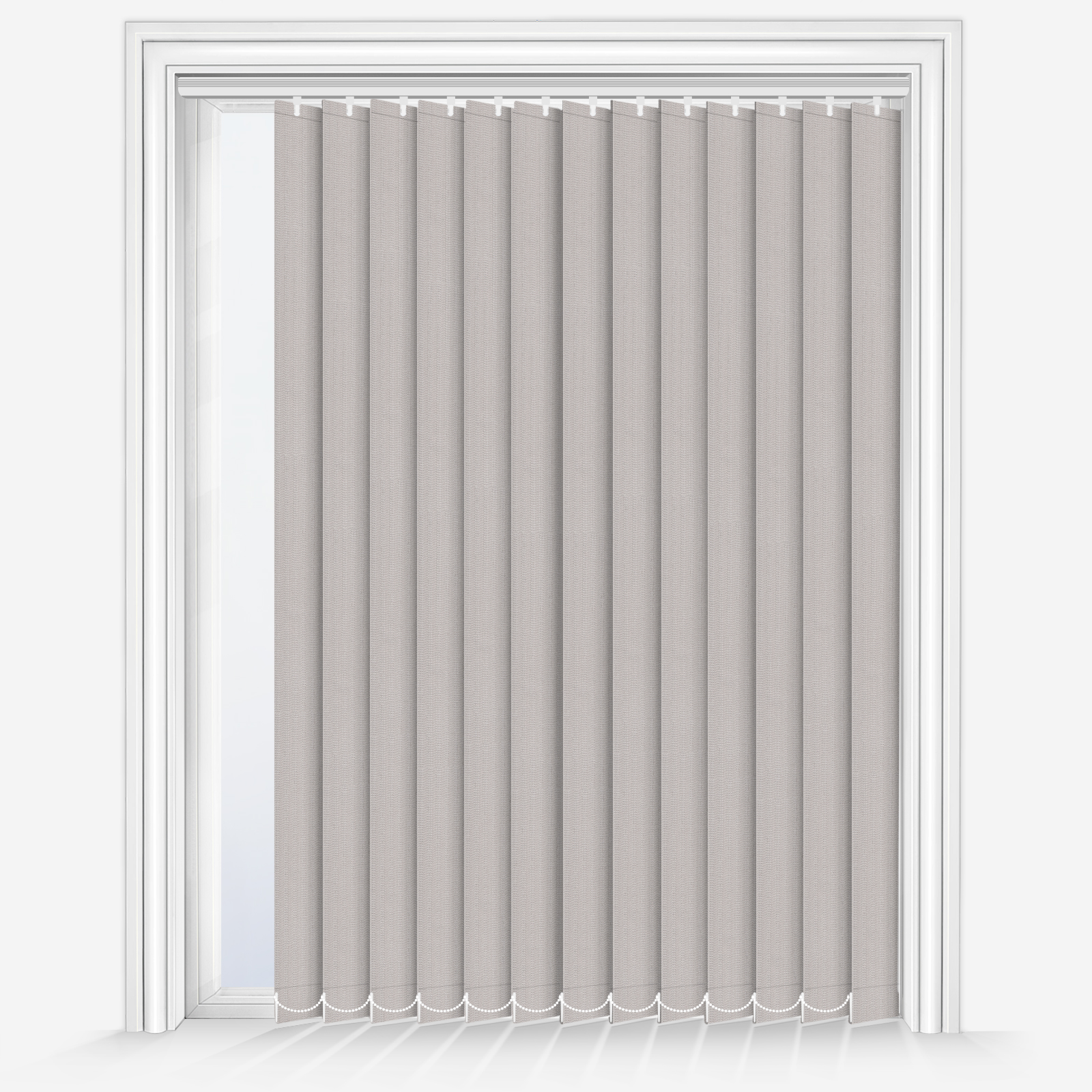 Rome Grey Vertical Blind | Blinds Direct