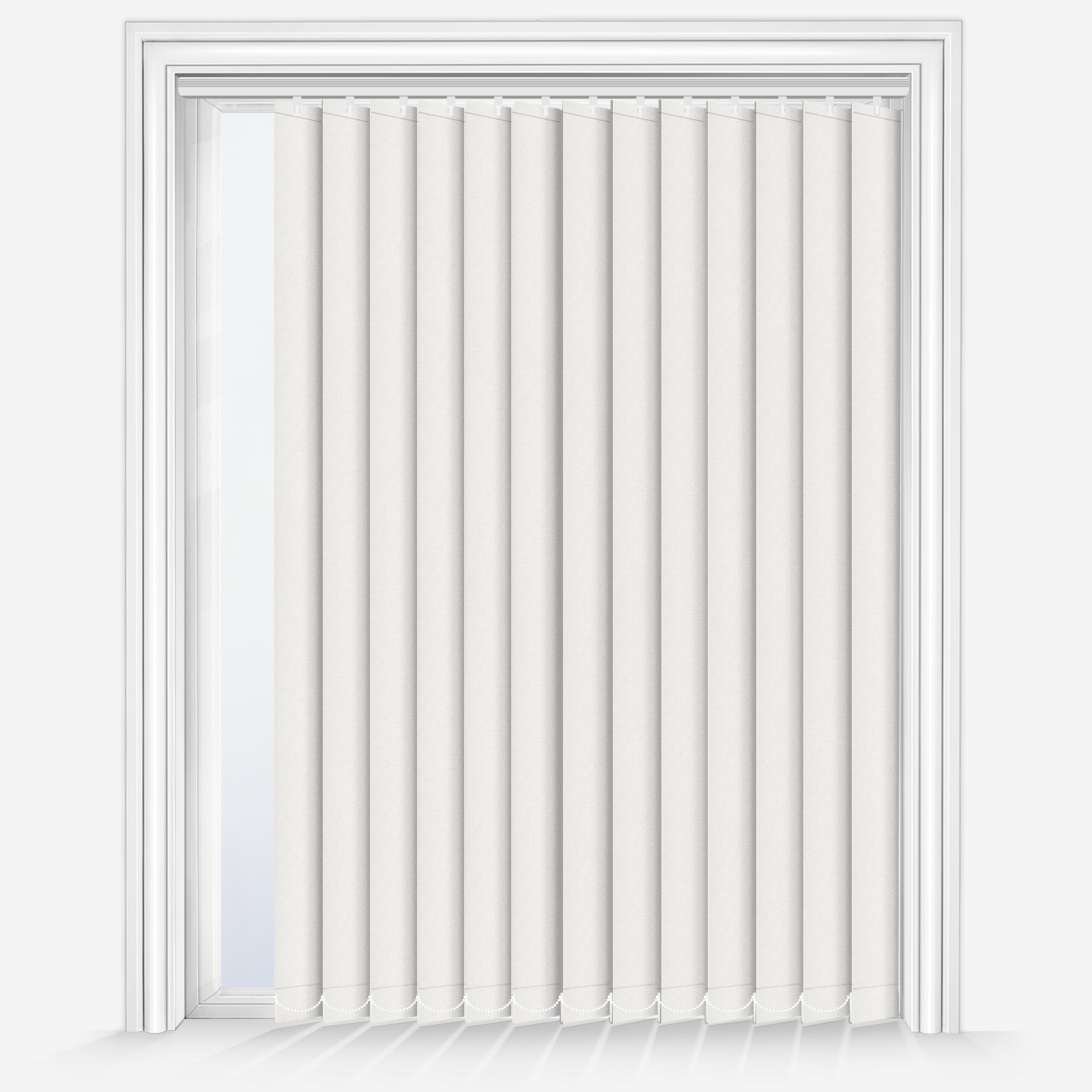 Spectrum White Vertical Blind | Blinds Direct