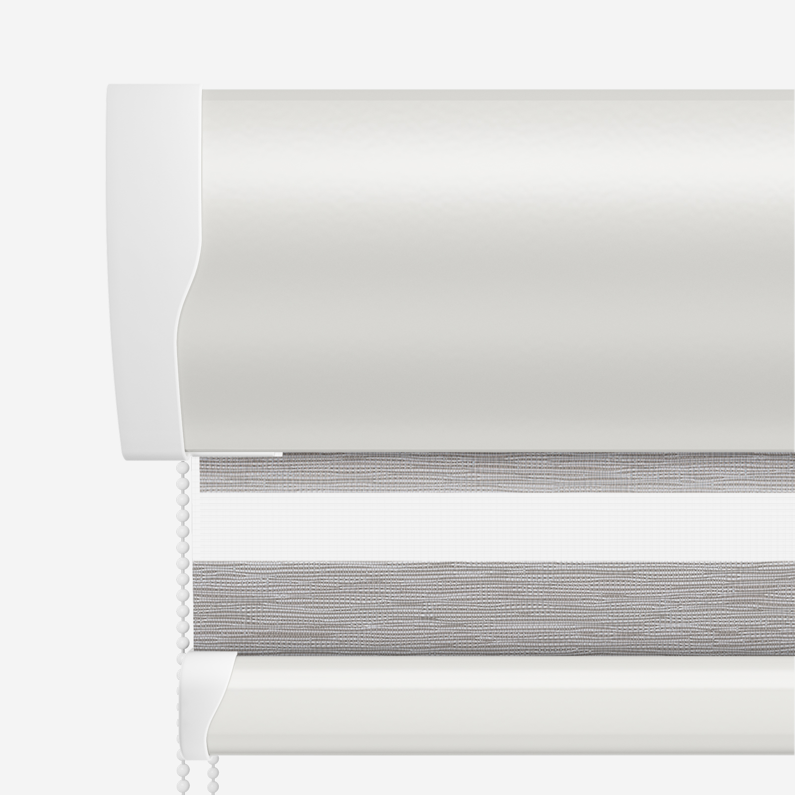 Classic Dove Grey Day and Night Blind | Blinds Direct